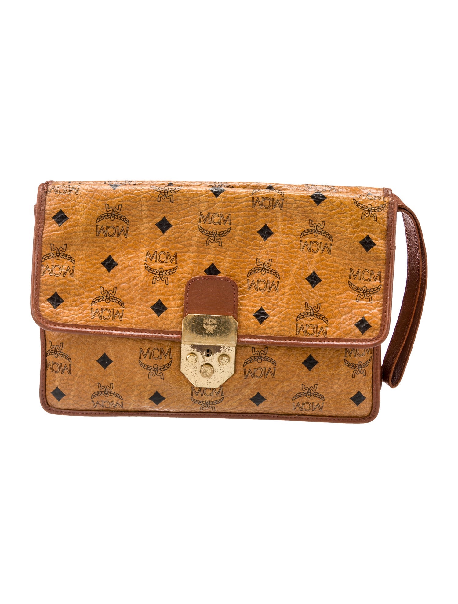 MCM Clutch - Brown Crossbody Bags, Handbags - W3060273 | The RealReal