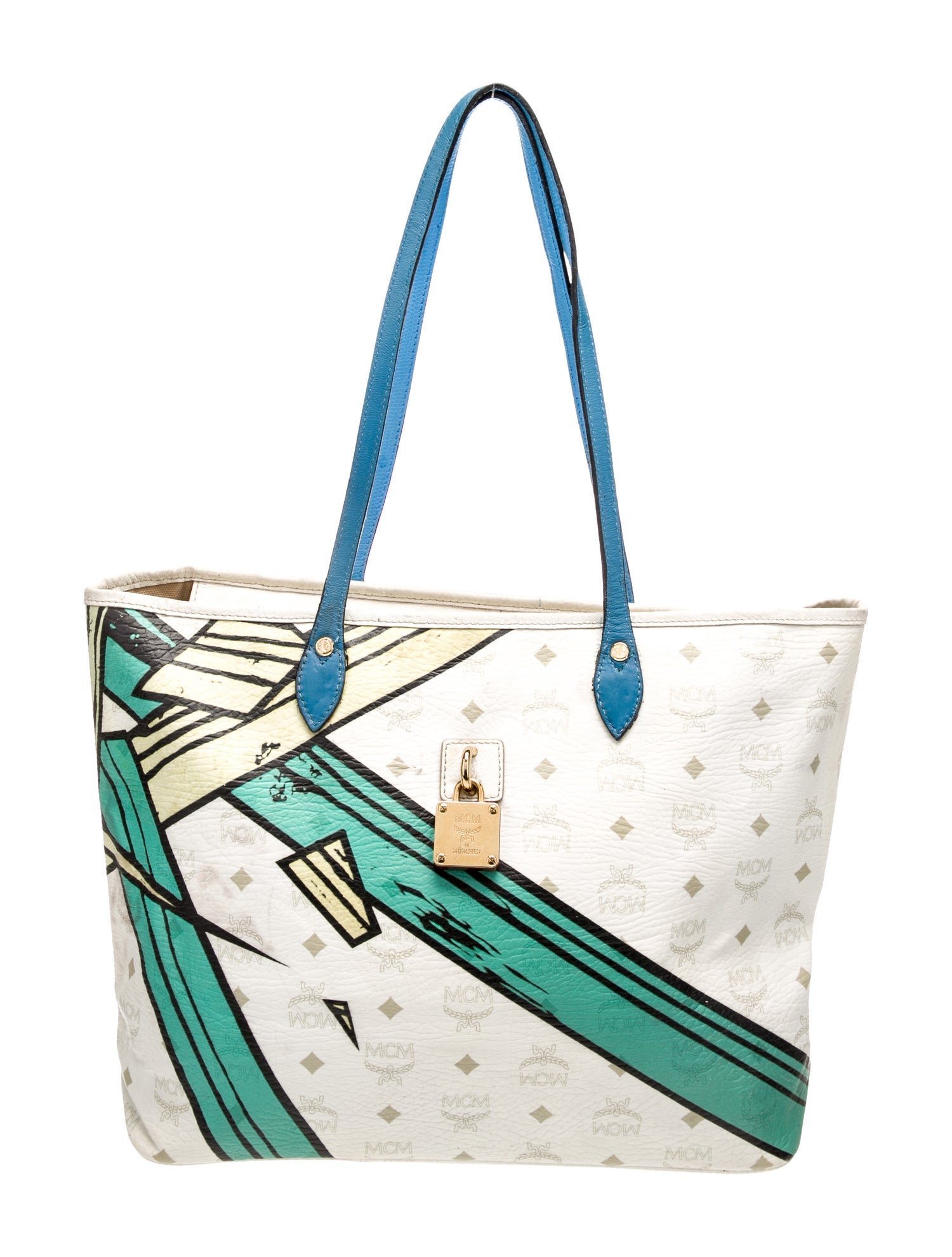 MCM Leather Tote - Neutrals Totes, Handbags - W3060295 | The RealReal