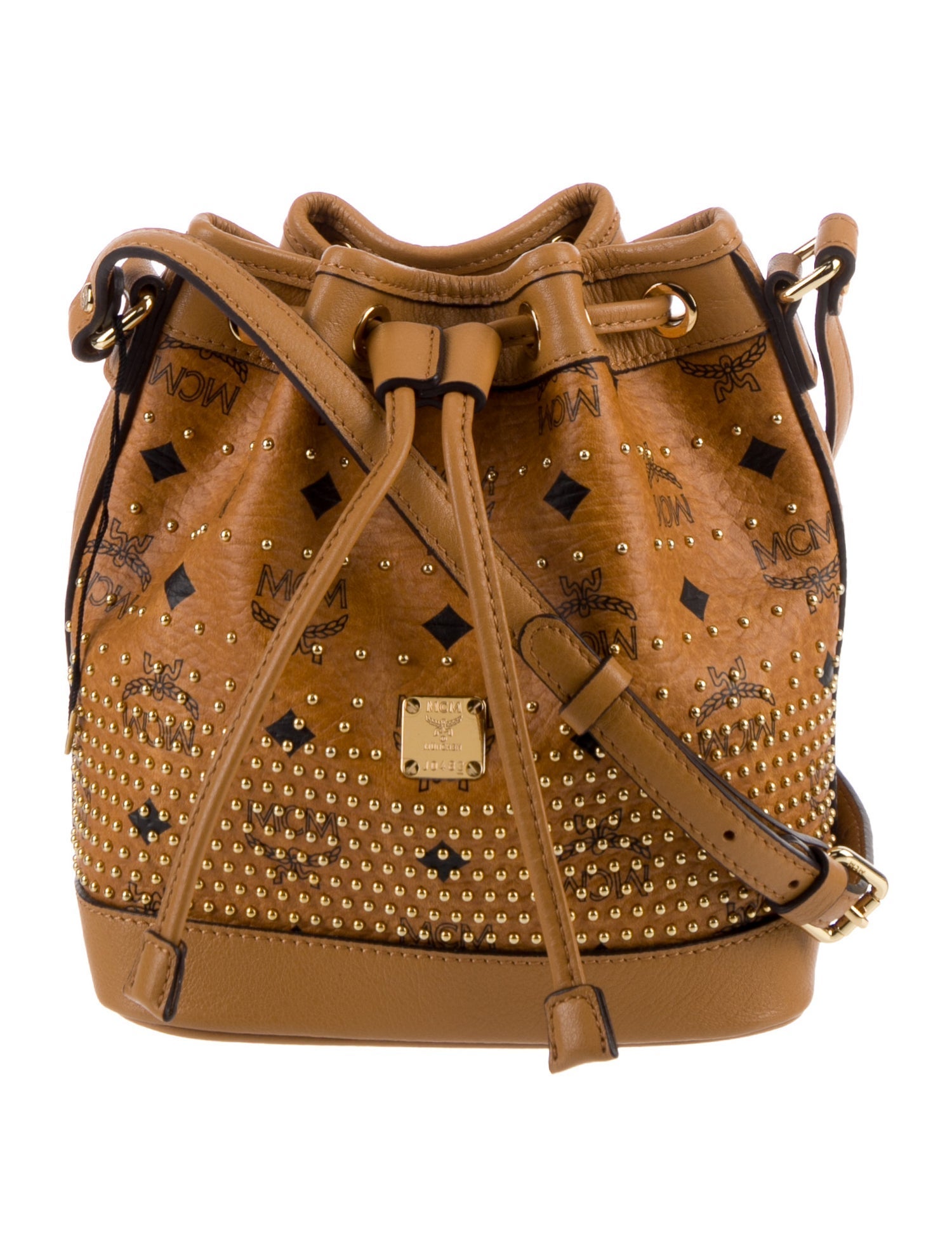 MCM Bucket Bag - Brown Bucket Bags, Handbags - W3060310 | The RealReal