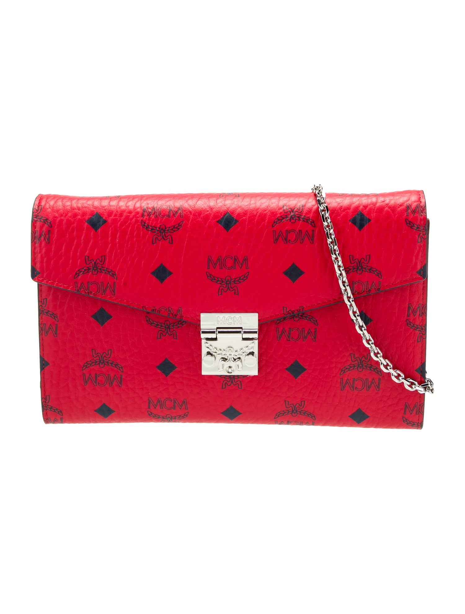 MCM Clutch w/ Tags - Red Crossbody Bags, Handbags - W3060317 | The RealReal