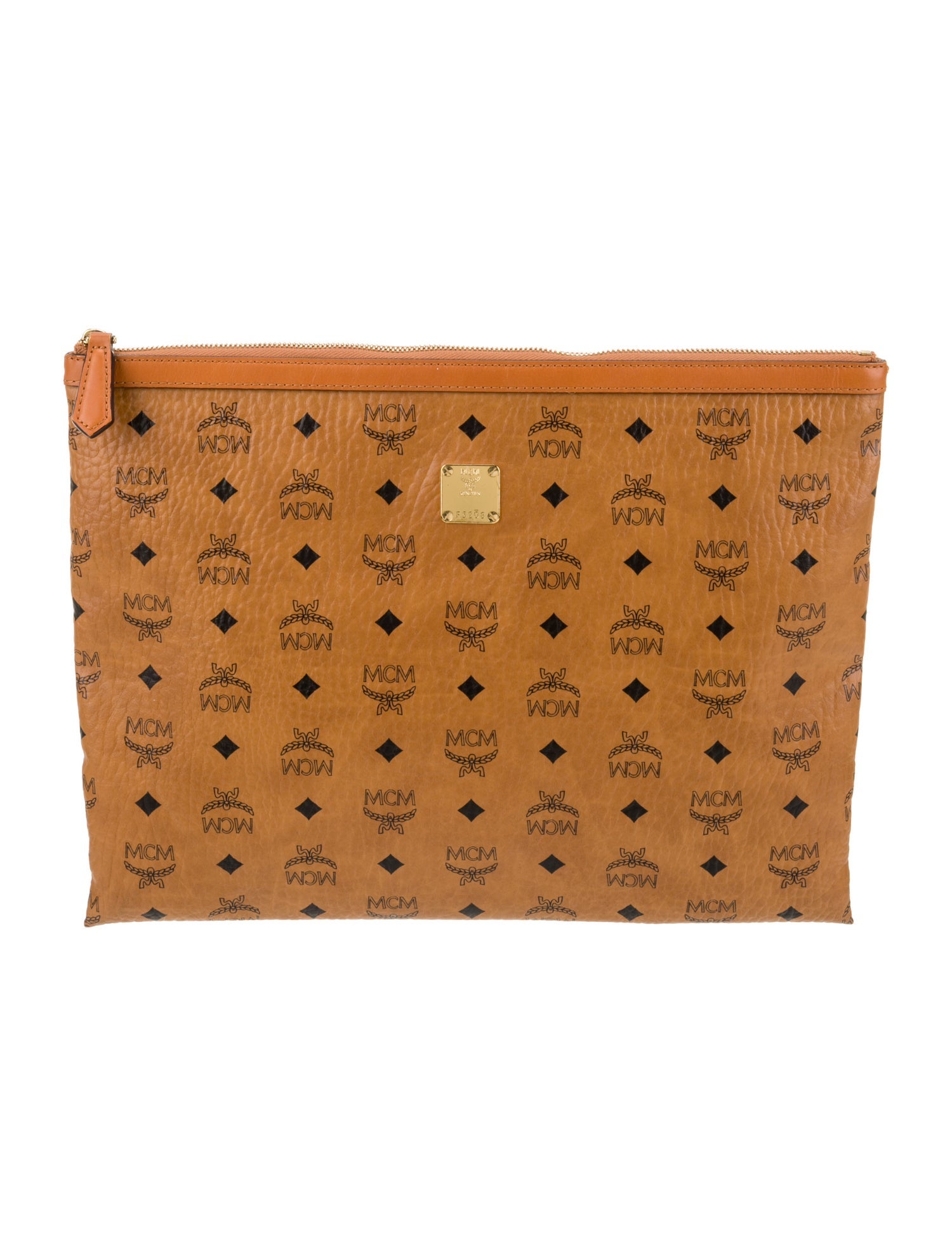 MCM Portfolio - Brown Clutches, Handbags - W3060449 | The RealReal