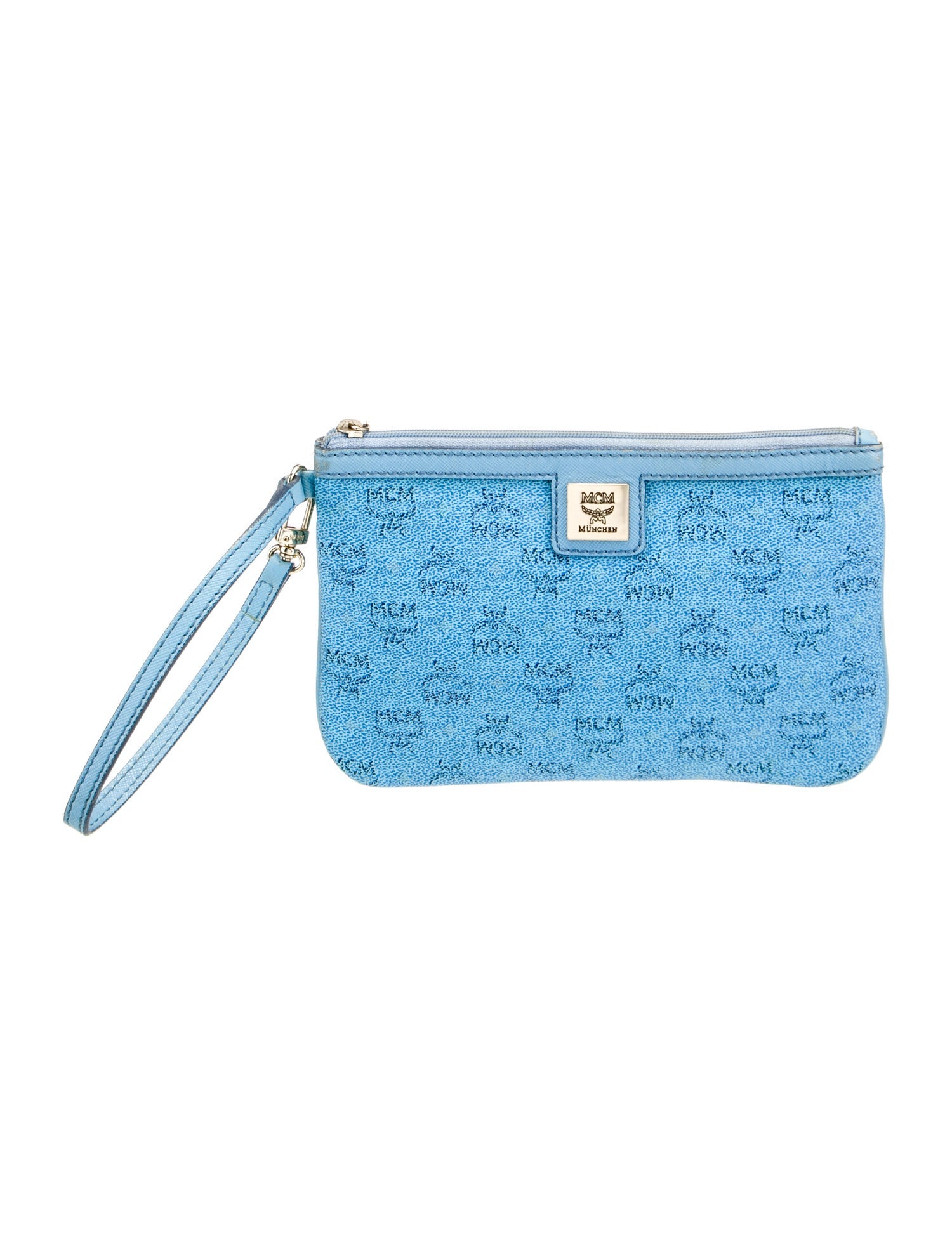 MCM Clutch - Blue Clutches, Handbags - W3060580 | The RealReal
