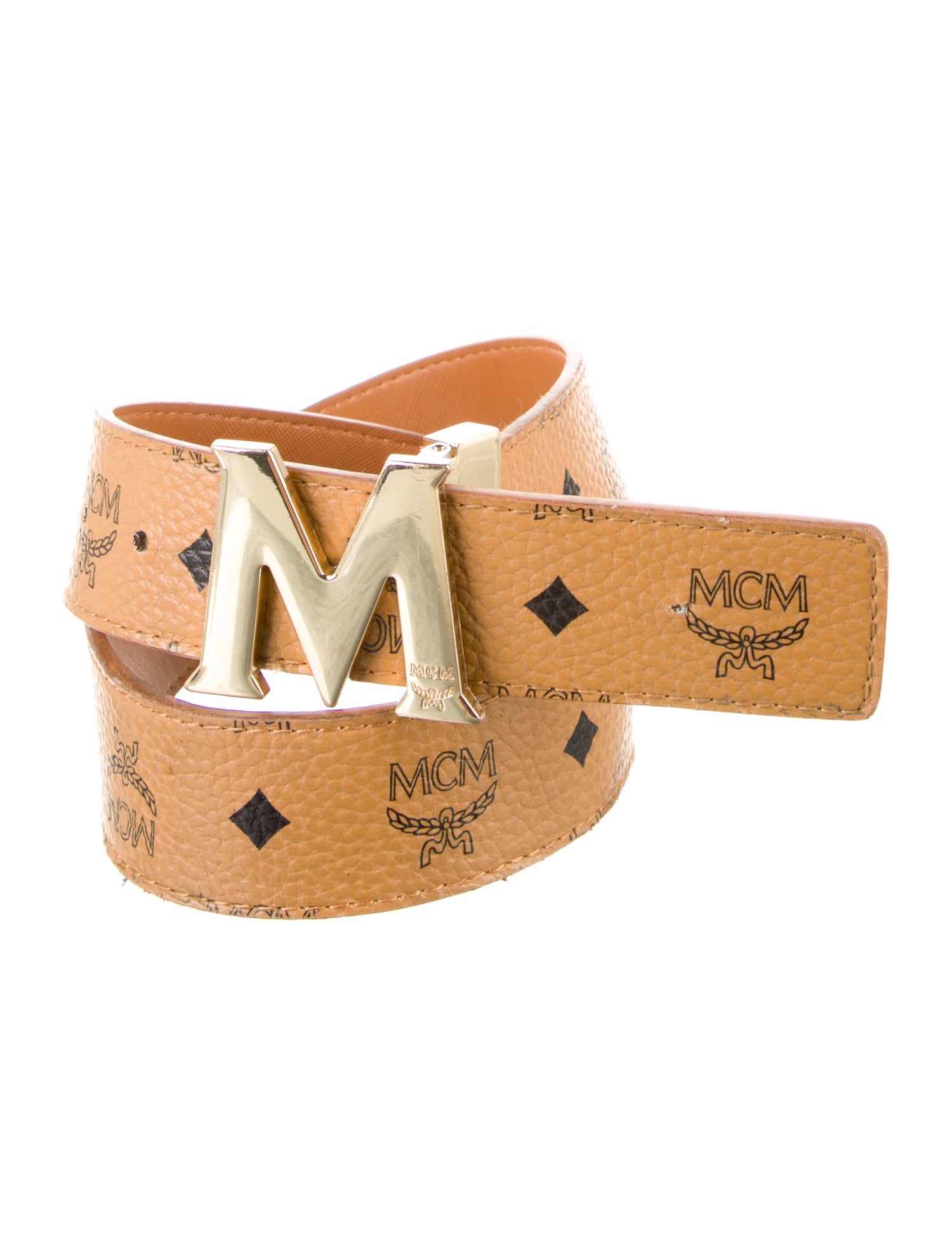 MCM Leather Belt - Brown Belts, Accessories - W3060602 | The RealReal