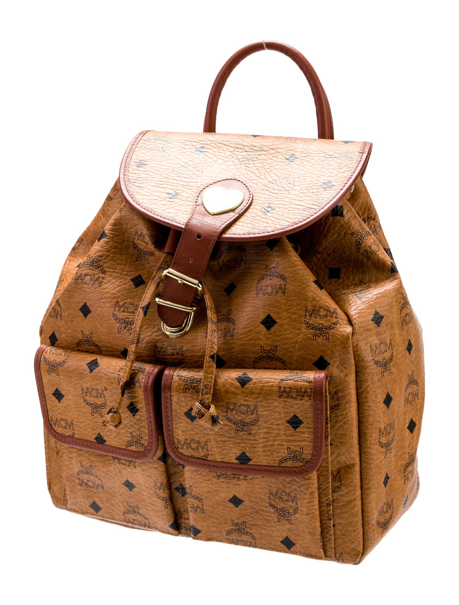 MCM Visetos Backpack - Brown Backpacks, Handbags - W3051466 | The RealReal