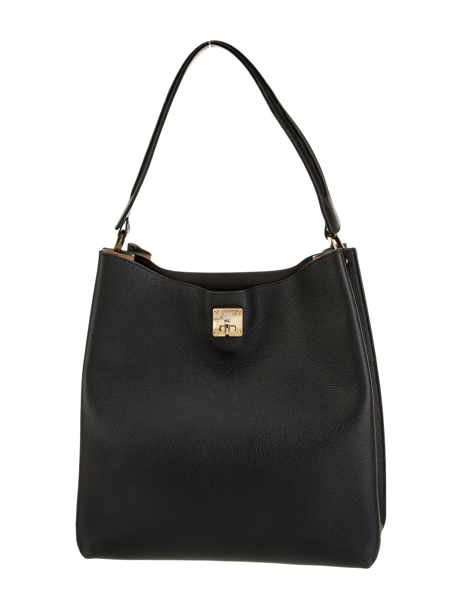 MCM Leather Bucket Bag - Black Totes, Handbags - W3061027 | The RealReal