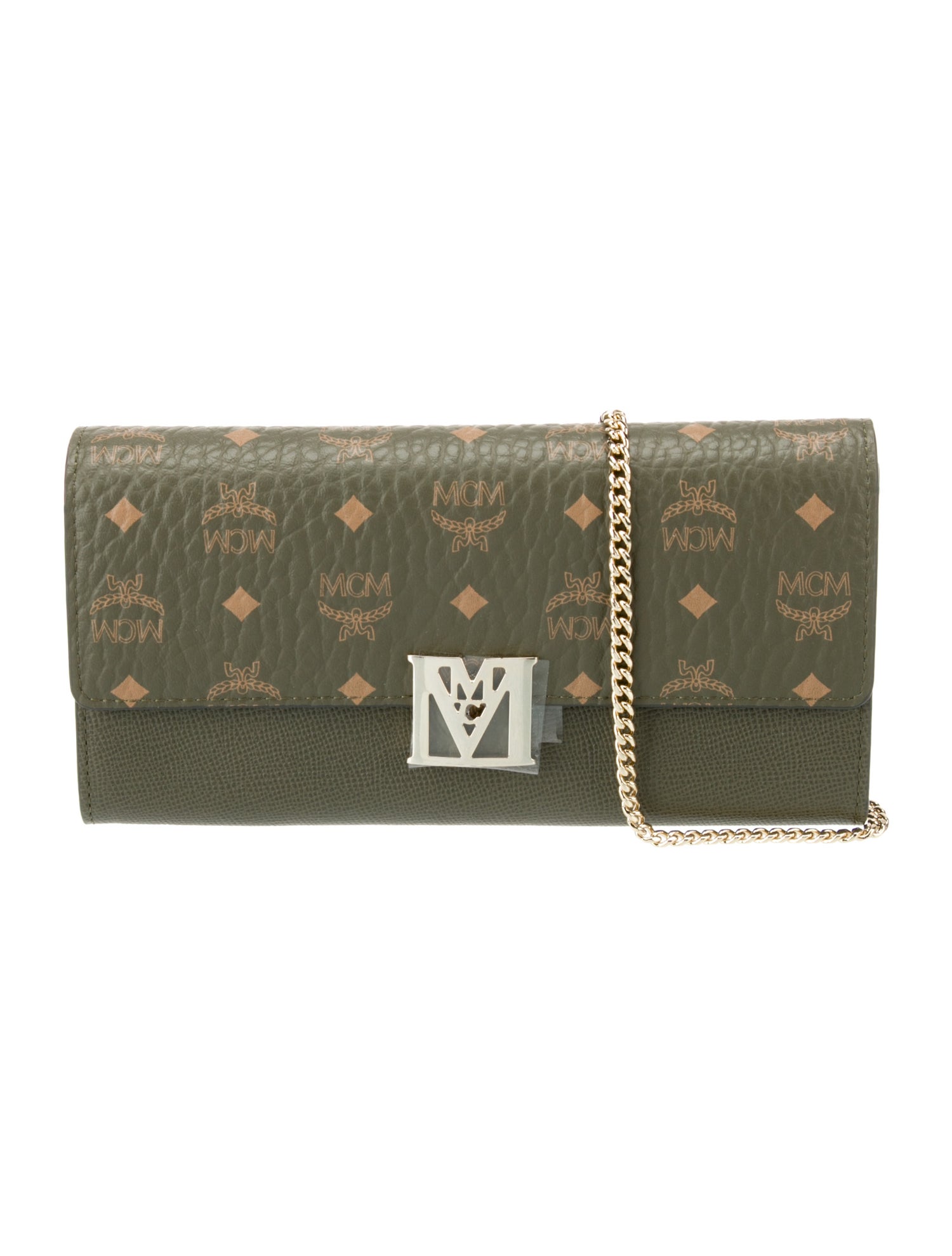 MCM Clutch w/ Tags - Green Crossbody Bags, Handbags - W3061356 | The ...