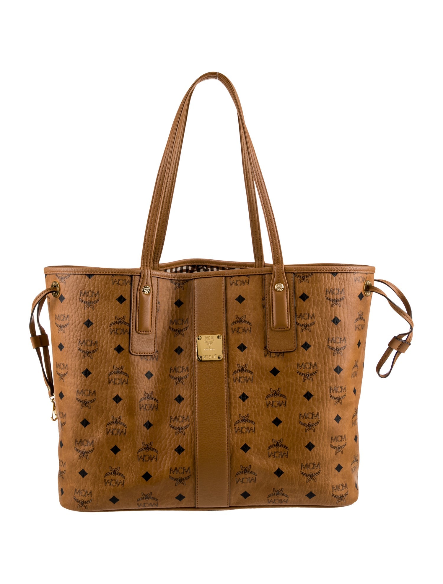 MCM Leather Tote - Brown Totes, Handbags - W3061420 | The RealReal