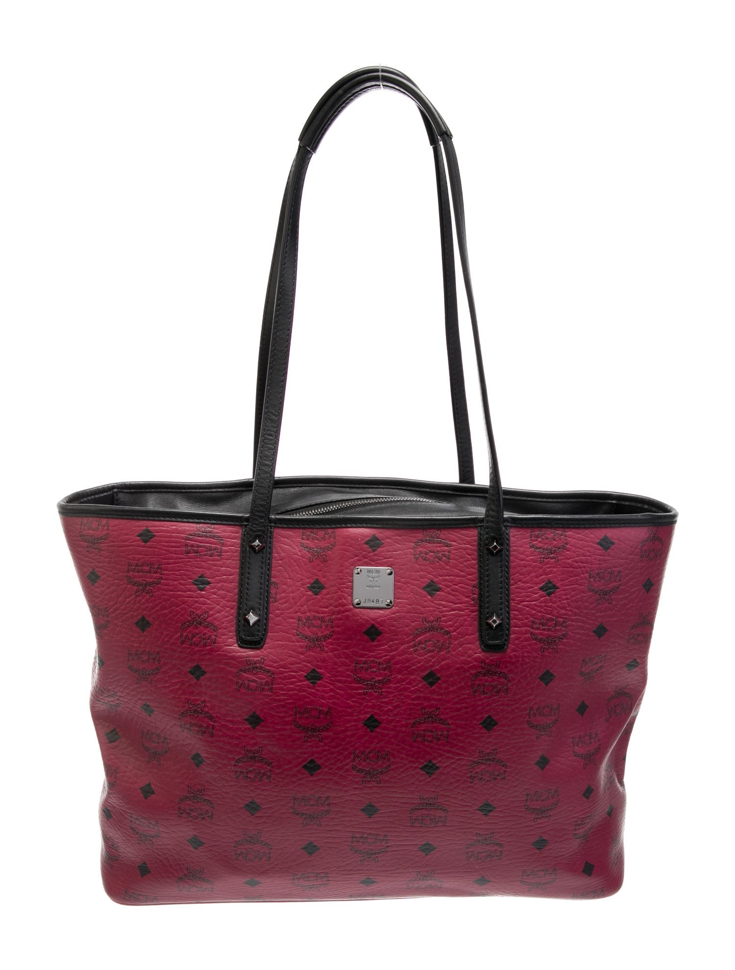 MCM Tote - Burgundy Totes, Handbags - W3061947 | The RealReal