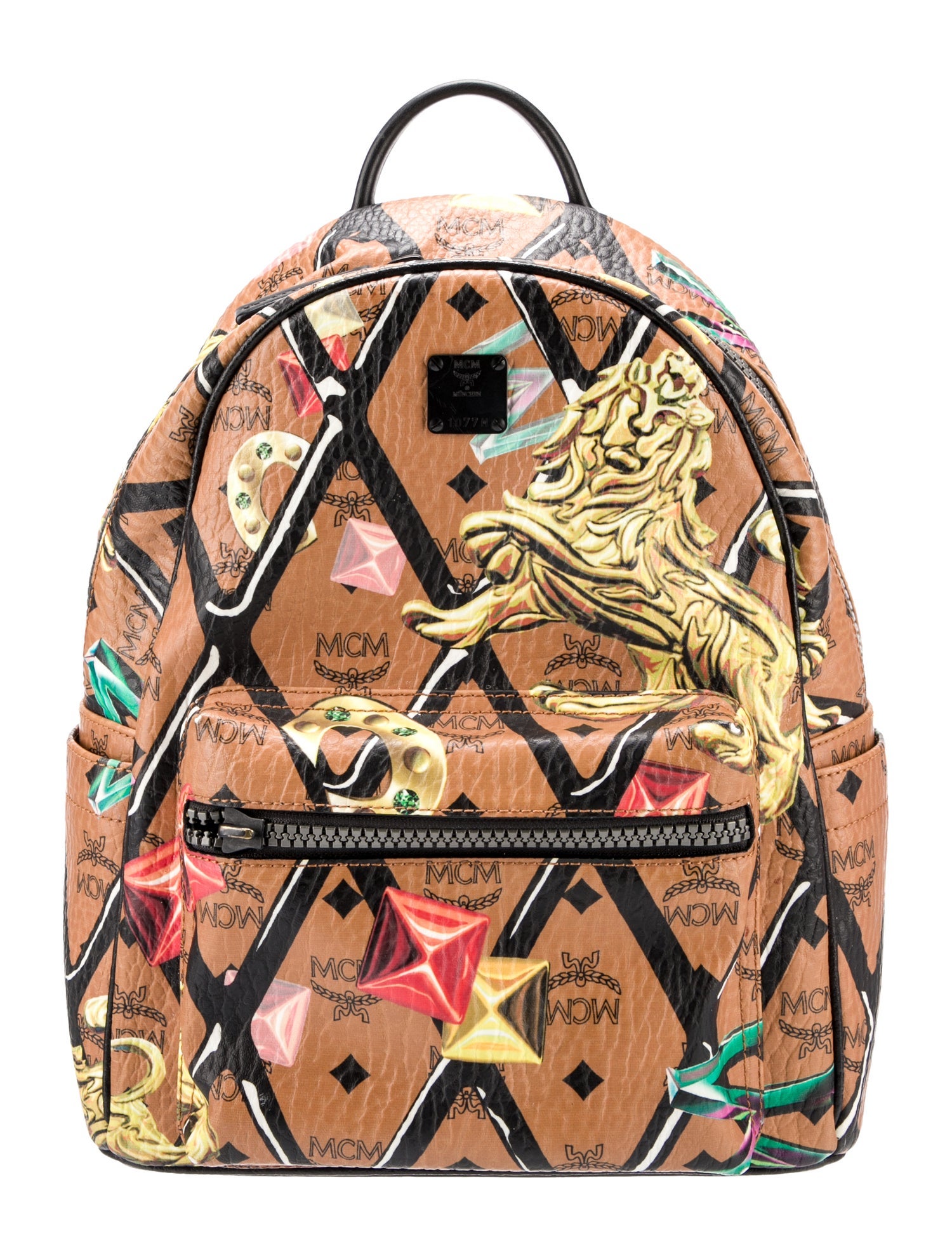 MCM Leather Backpack - Brown Backpacks, Handbags - W3061980 | The RealReal