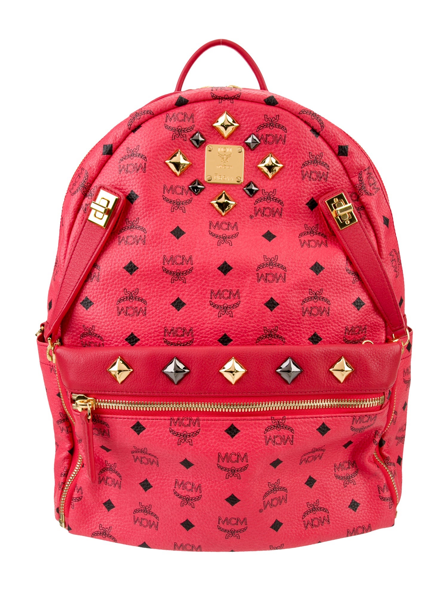 MCM Leather Backpack - Pink Backpacks, Handbags - W3062019 | The RealReal