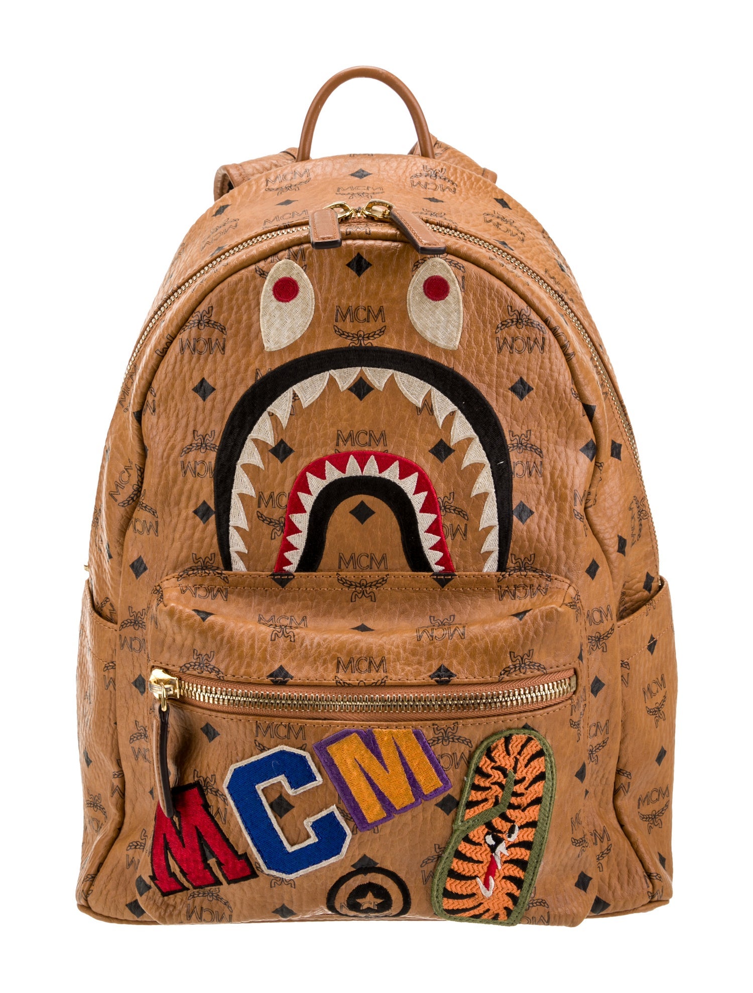 Bape x MCM Backpack - Brown Backpacks, Bags - W3062570 | The RealReal