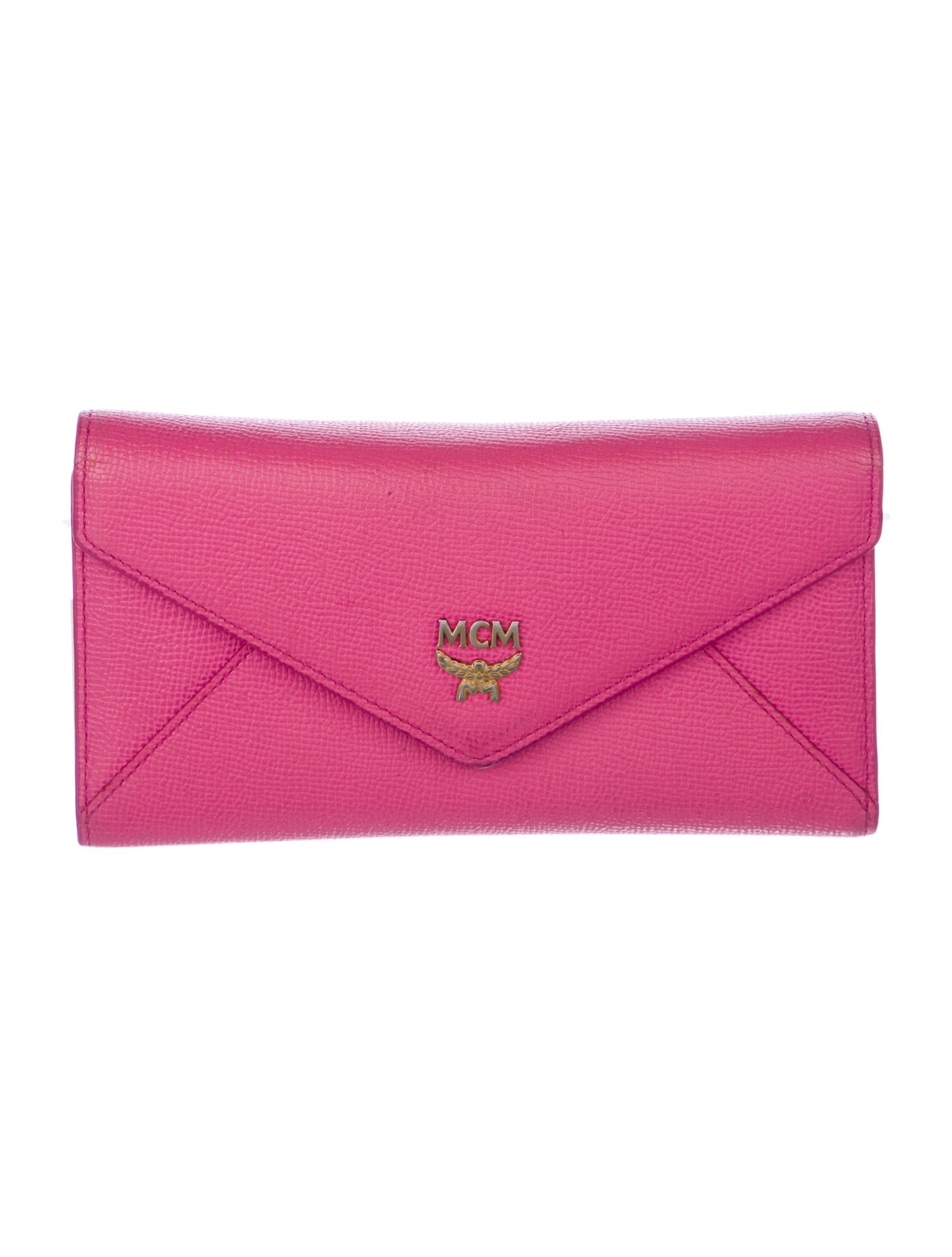 MCM Leather Wallet - Pink Wallets, Accessories - W3063035 | The RealReal