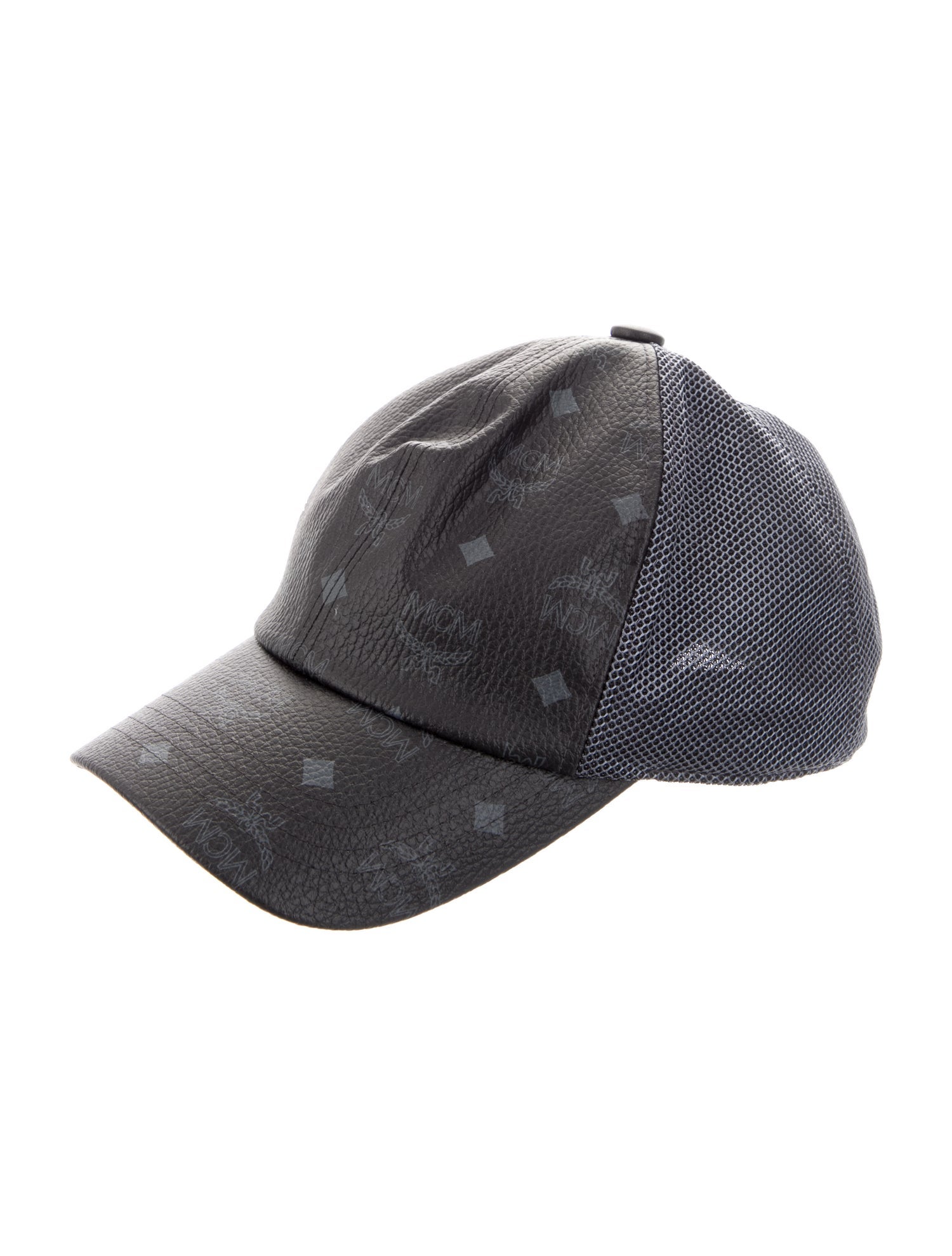 MCM Visetos PVC Baseball Cap w/ Tags - Black Hats, Accessories ...