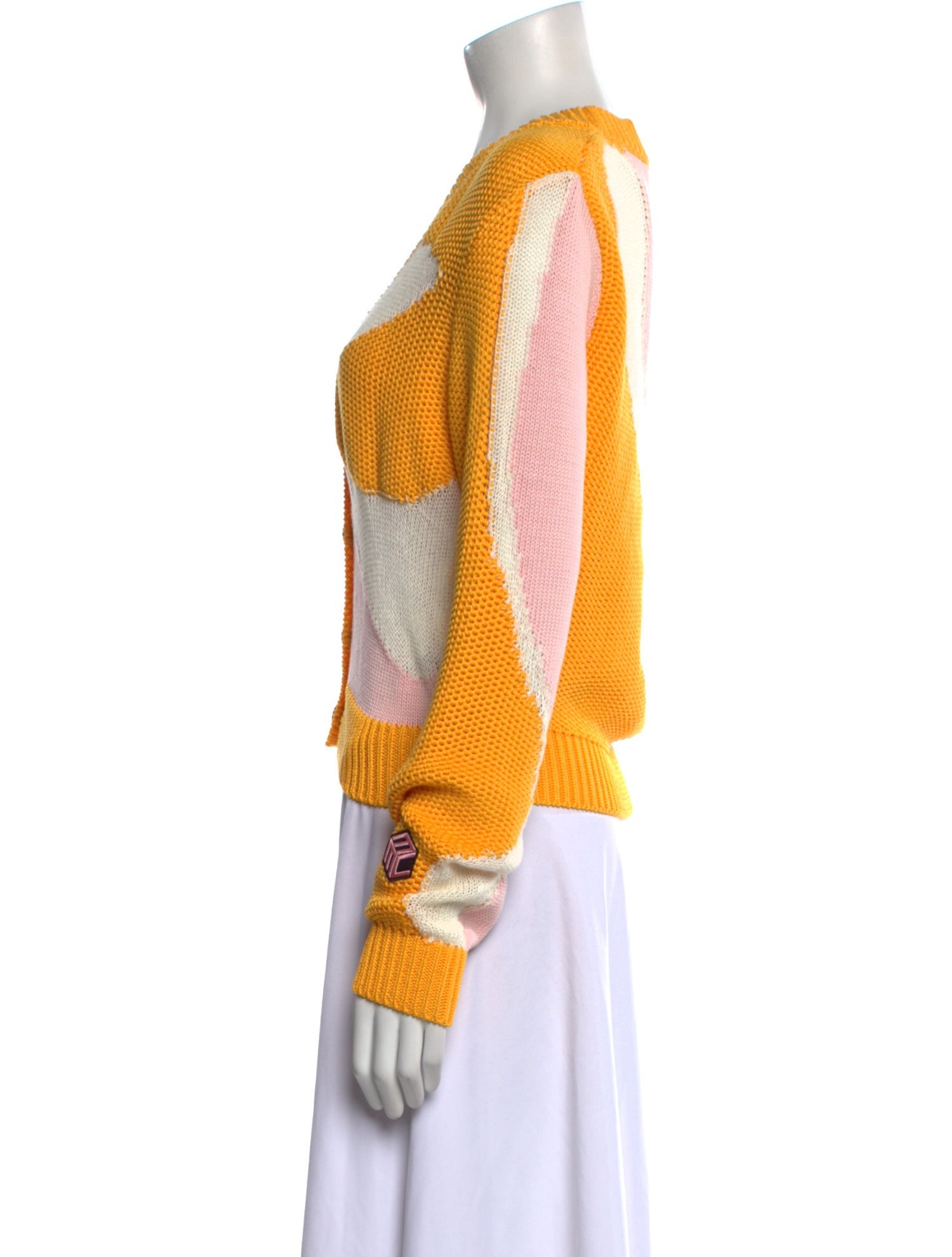 MCM Animal Print V-Neck Sweater - Pink Knitwear, Clothing - W3064933 ...