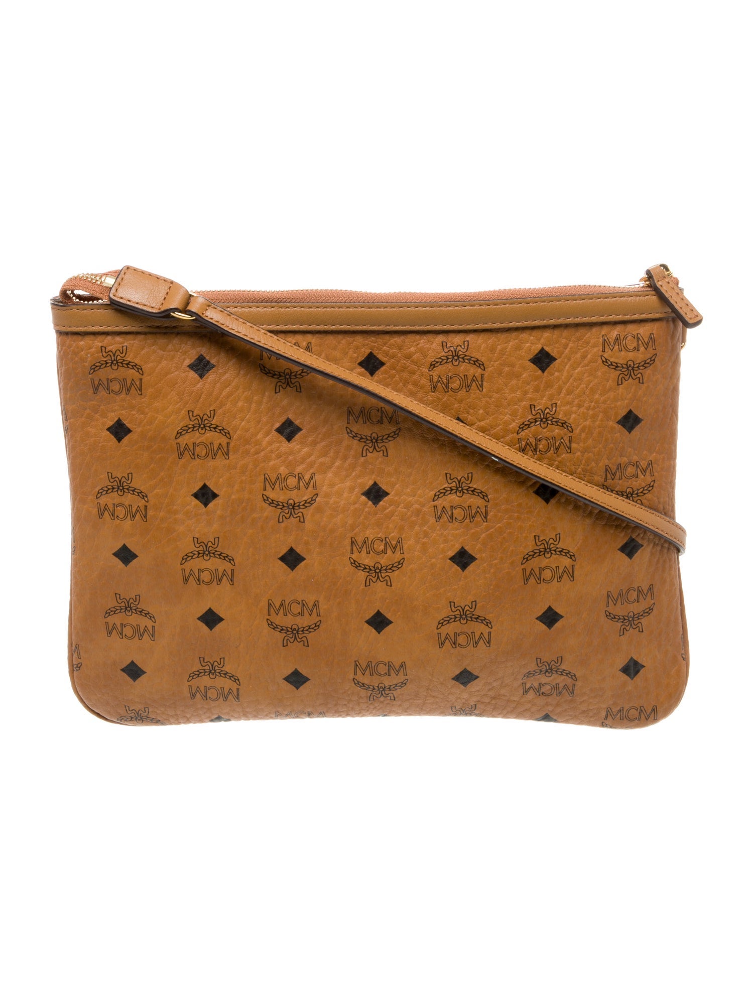 MCM Monogram Shoulder Bag - Brown Shoulder Bags, Handbags - W3066105 ...