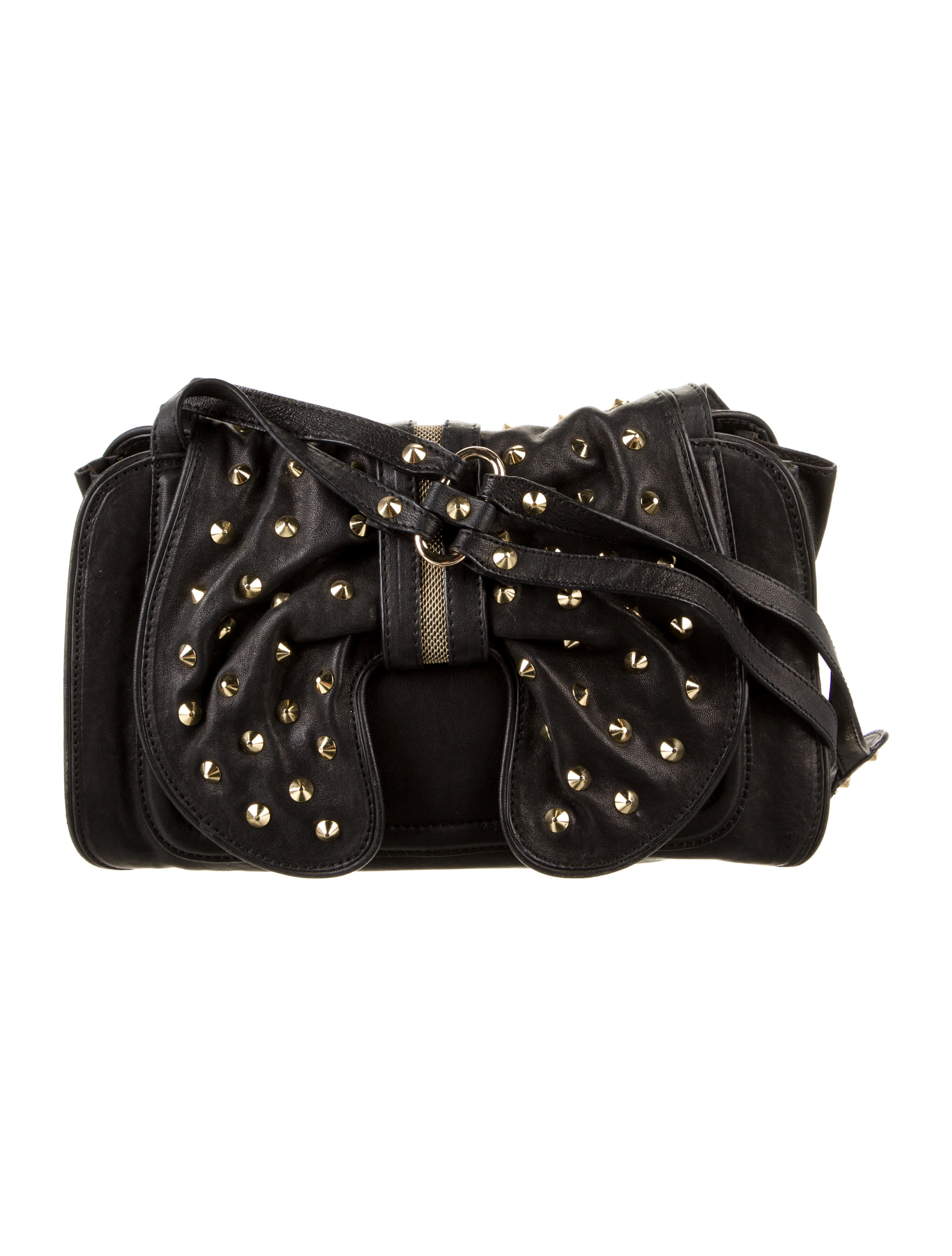 3.1 Phillip Lim Studded Leather Crossbody Bag - Black Crossbody Bags ...