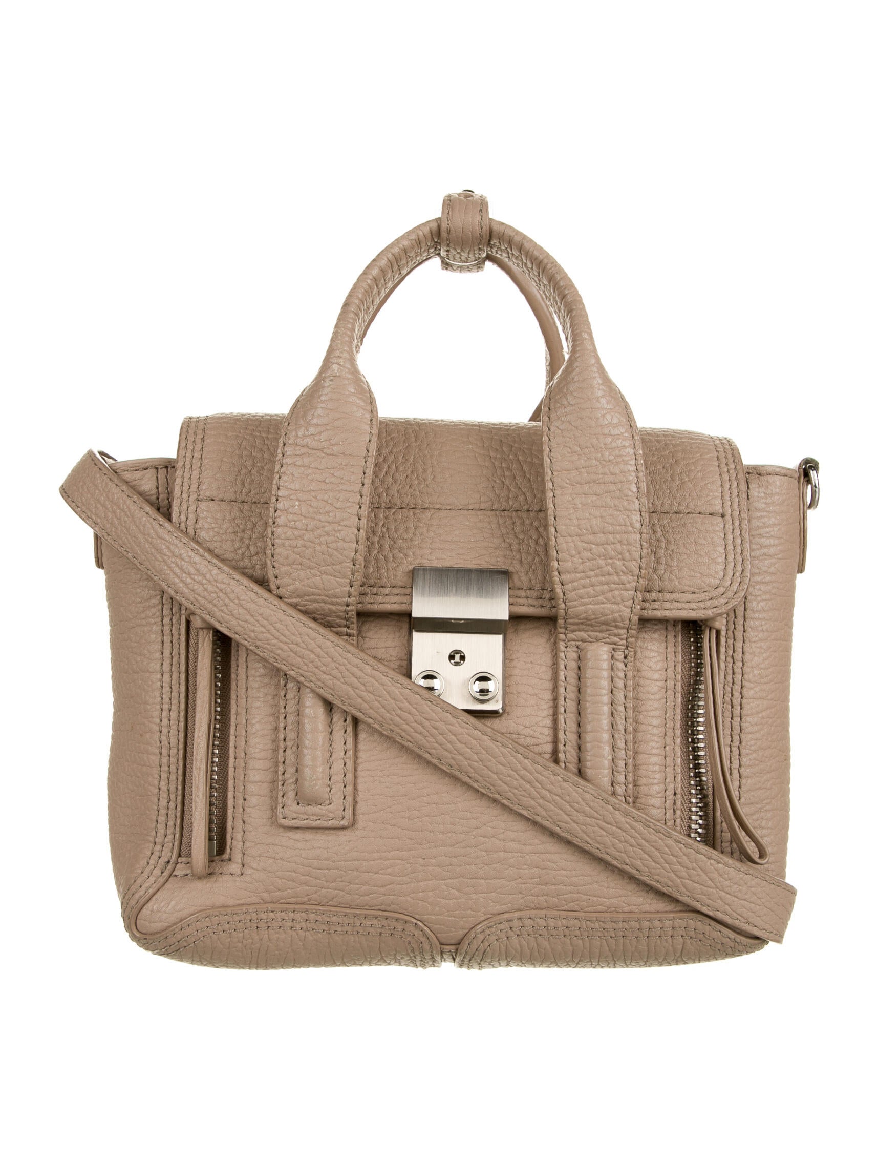 3.1 Phillip Lim Leather Shoulder Bag - Neutrals Shoulder Bags, Handbags ...