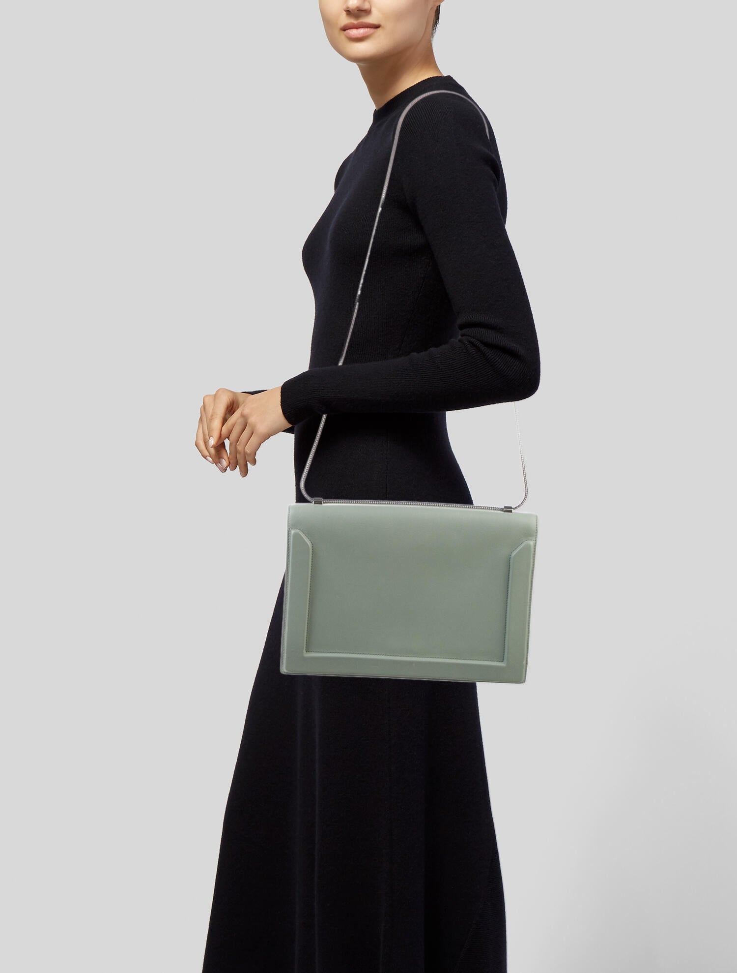 3.1 Phillip Lim Leather Flap Bag - Green Shoulder Bags, Handbags ...