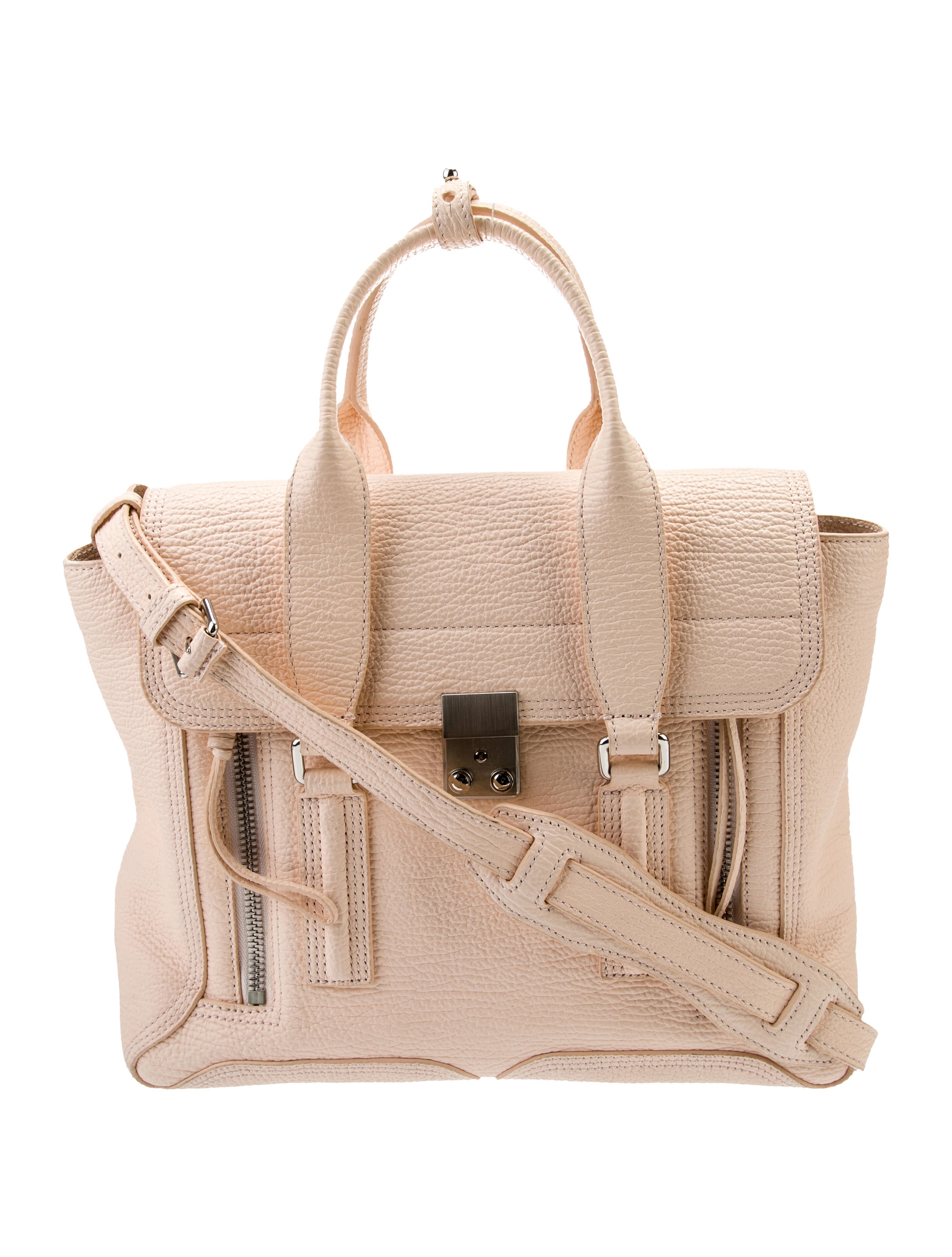 3.1 Phillip Lim Leather Shoulder Bag - Pink Shoulder Bags, Handbags ...