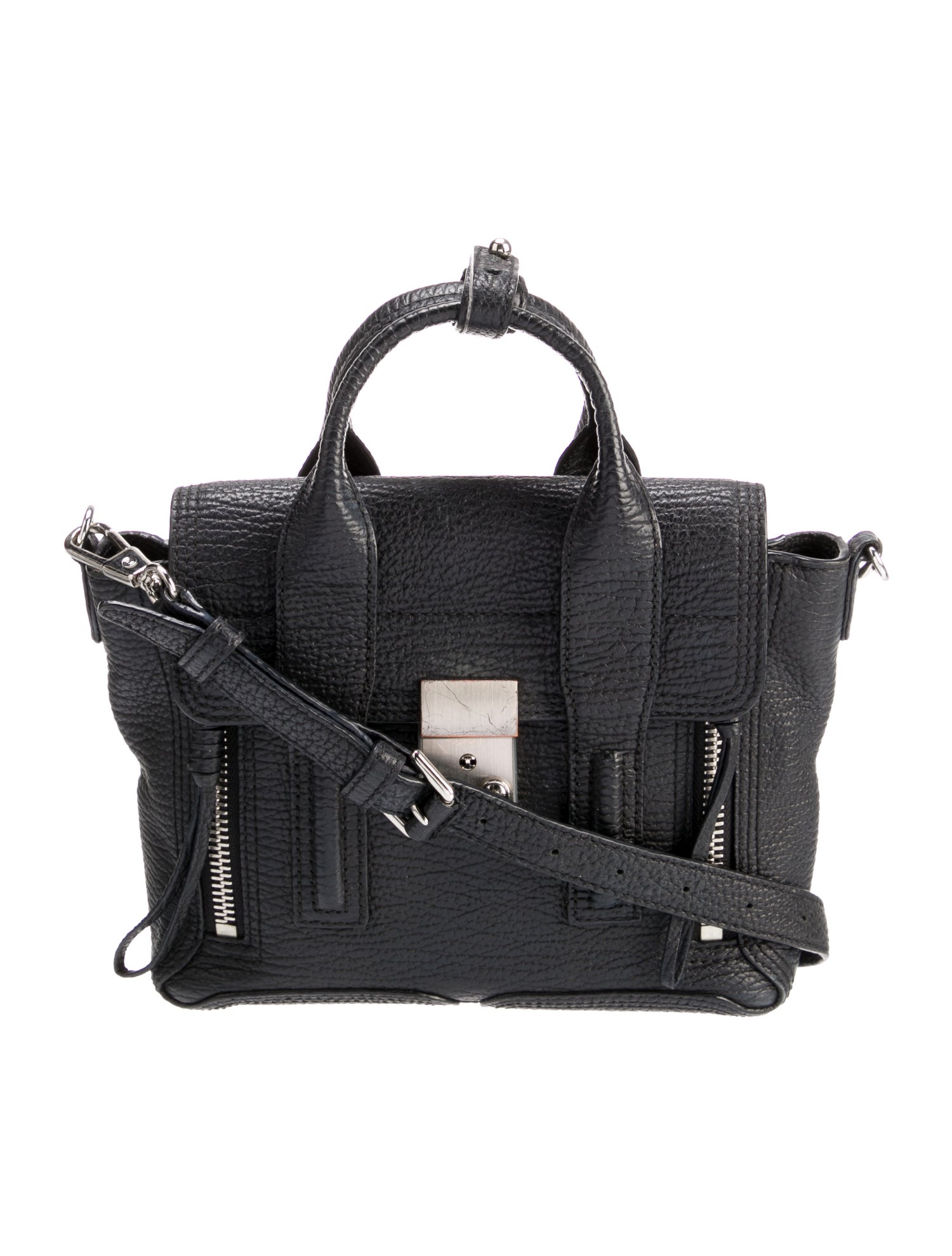 3.1 Phillip Lim Leather Handle Bag - Black Handle Bags, Handbags ...