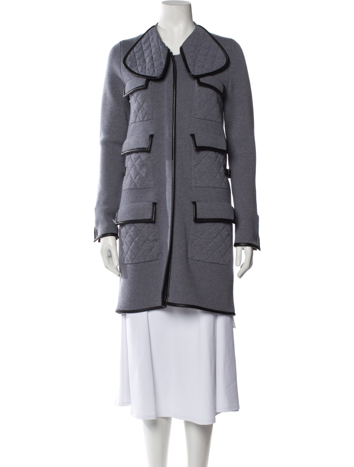 3.1 Phillip Lim Merino Wool Coat - Grey Coats, Clothing - W31PH163668 ...