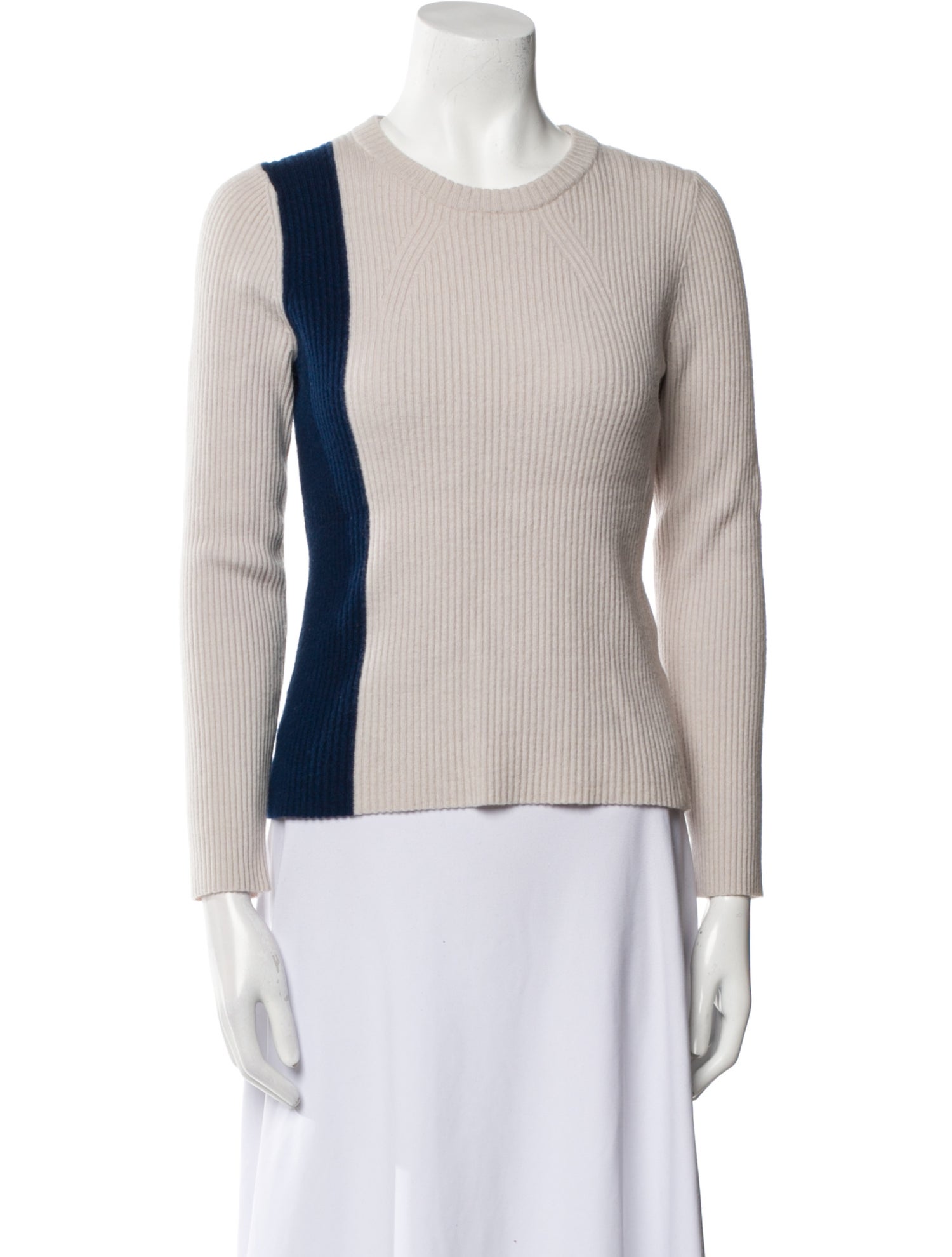 3.1 Phillip Lim Wool Colorblock Pattern Sweater - Neutrals Knitwear ...