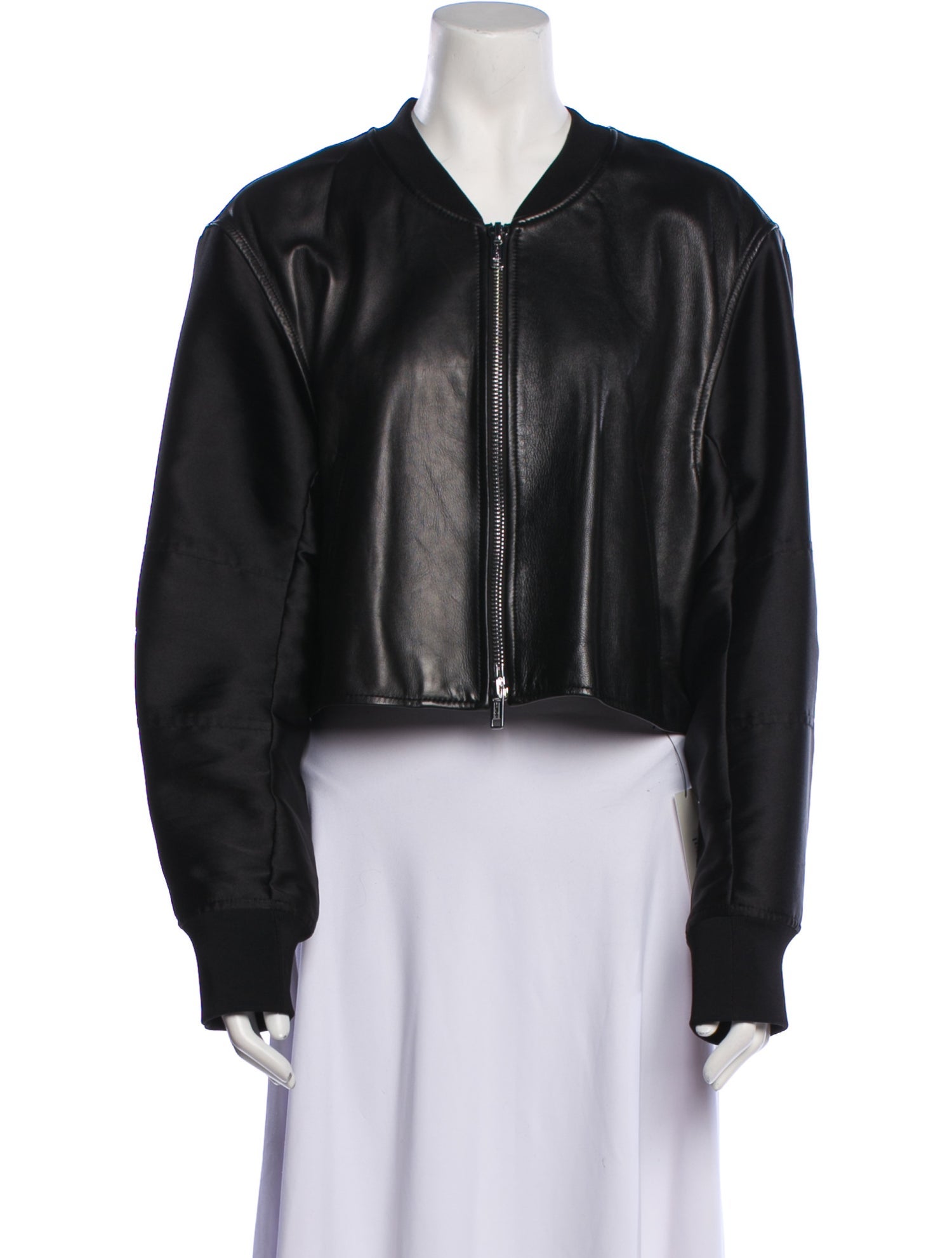 3.1 Phillip Lim Lamb Leather Evening Jacket - Black Jackets, Clothing ...