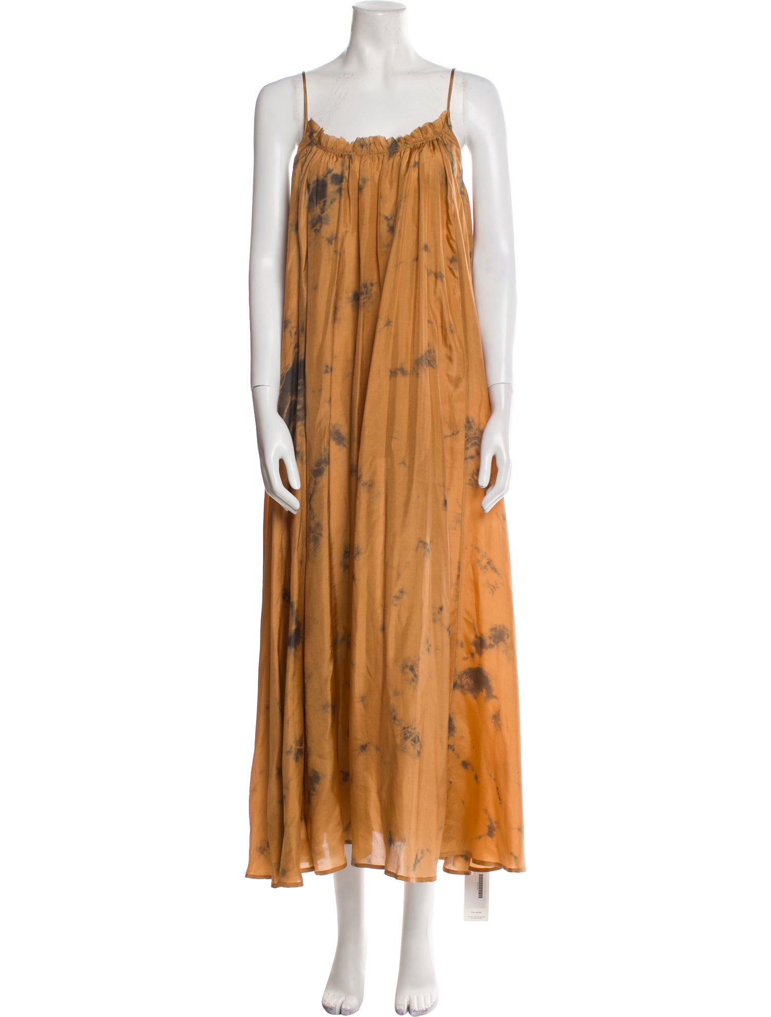 Mes Demoiselles Silk Long Dress - Neutrals Dresses, Clothing - W3924825 ...