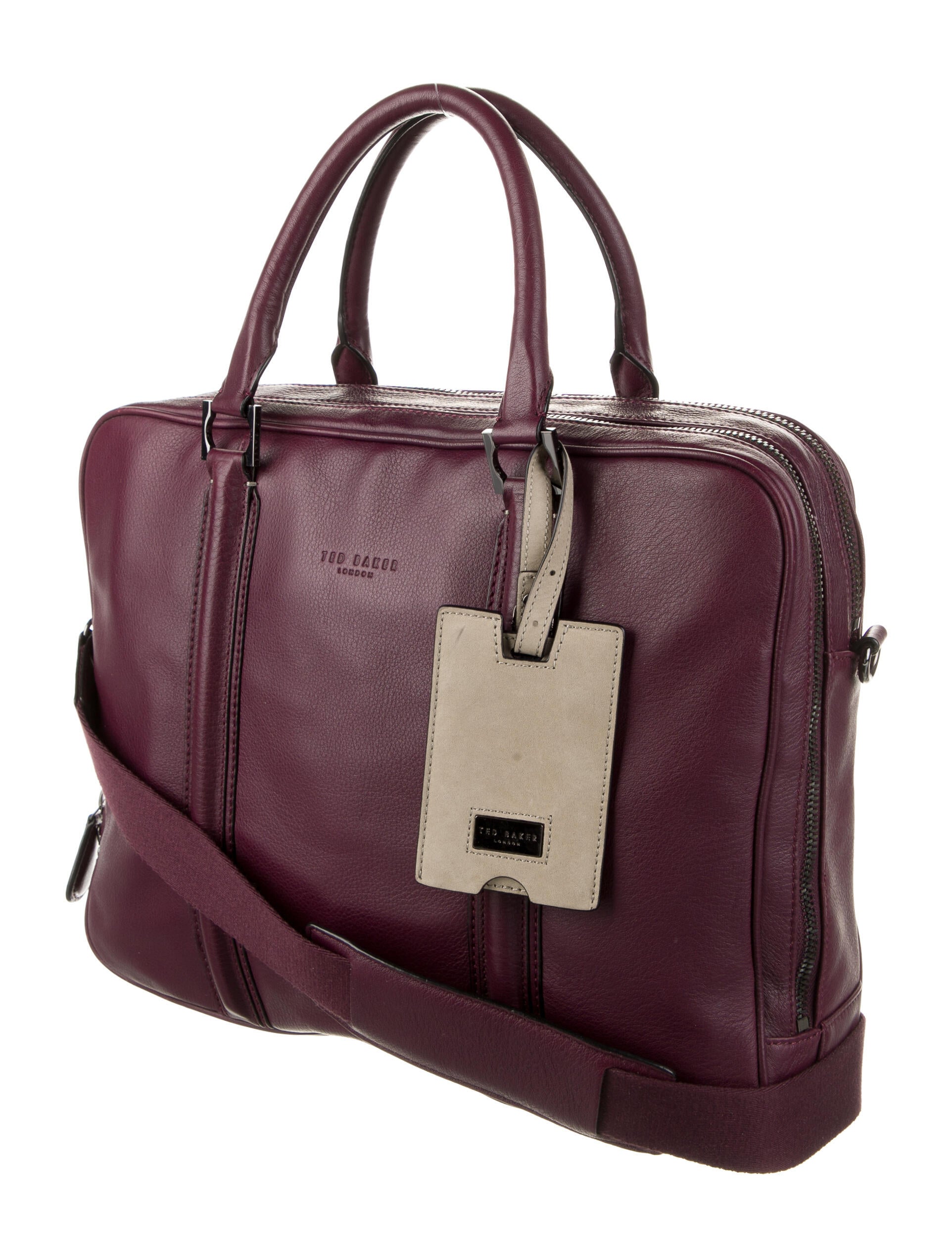 Mark Cross Leather Accordion Briefcase - Black Briefcases, Bags ...