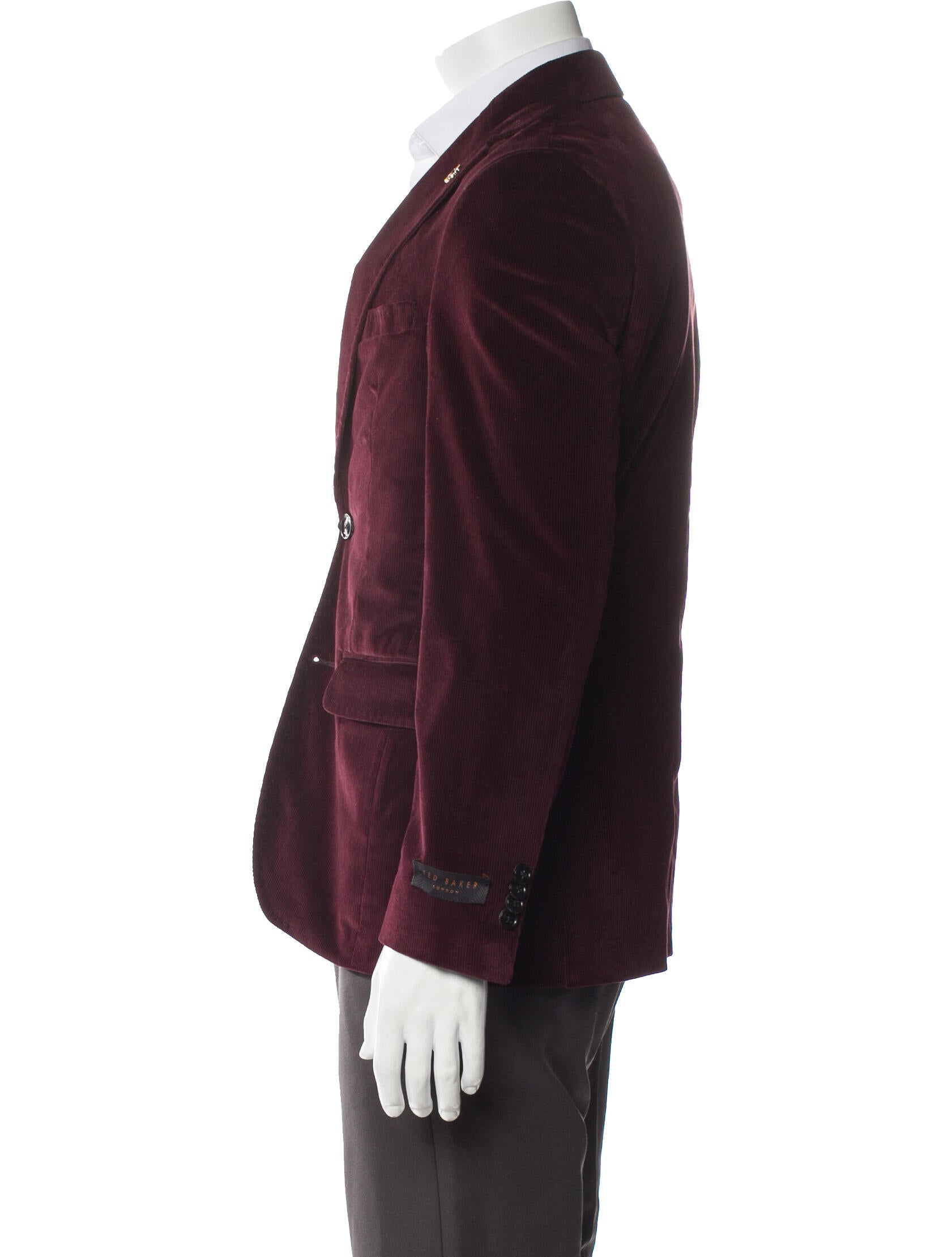 Ted Baker Blazer w/ Tags - Burgundy Suiting, Clothing - W3B65610 | The ...