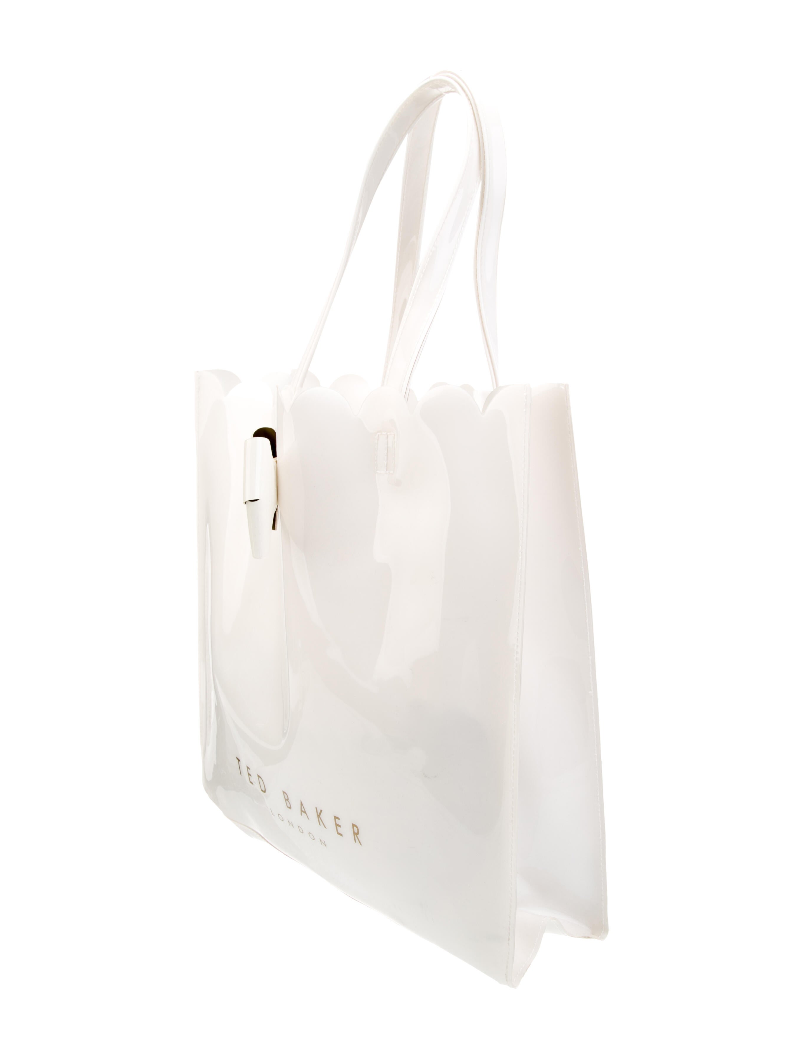 Ted Baker PVC Bow Tote - White Totes, Handbags - W3B69580 | The RealReal