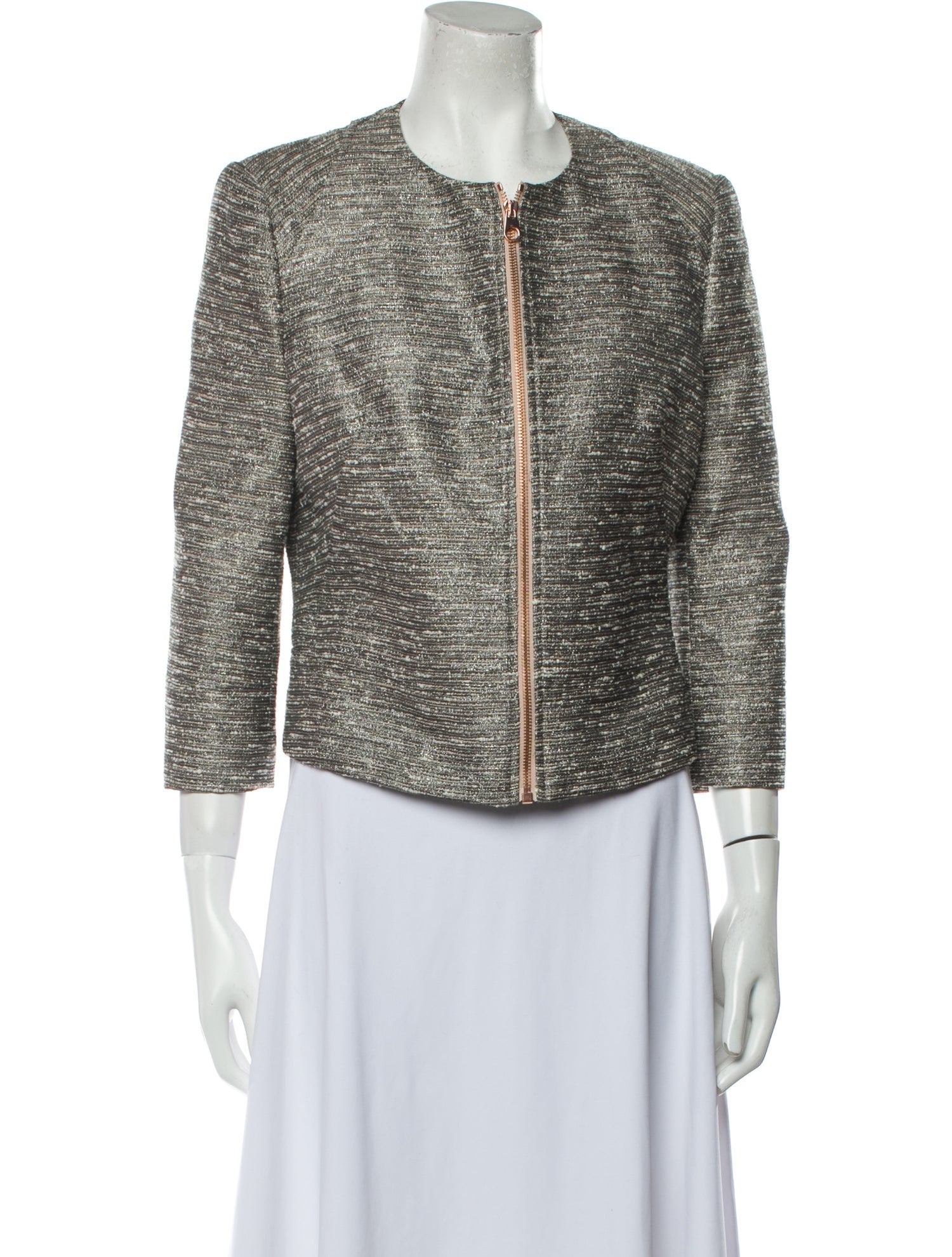 Ted Baker Tweed Pattern Evening Jacket - Metallic Jackets, Clothing ...