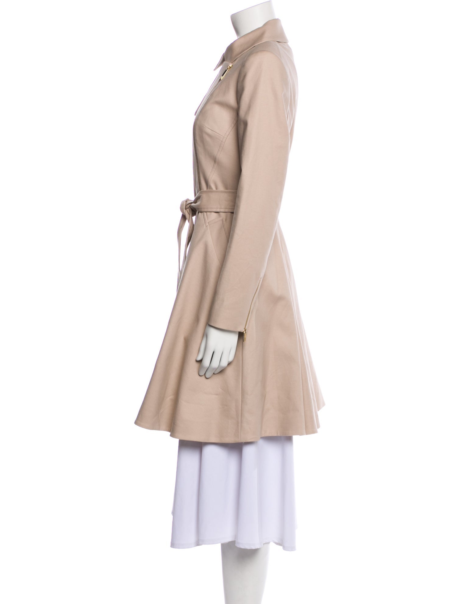 Belstaff Leather Trench Coat - Neutrals Coats, Clothing - BEL34233 | The RealReal