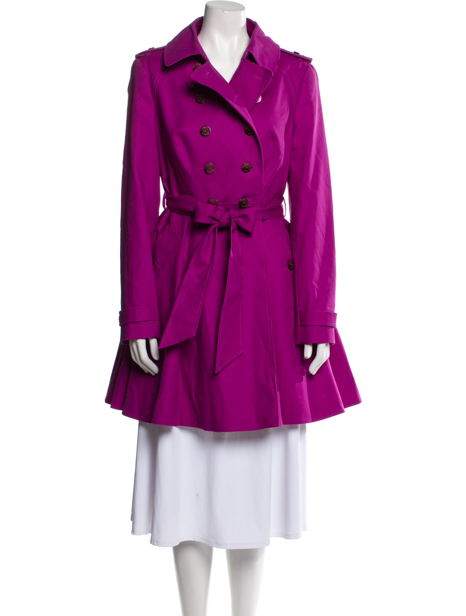 Ted Baker Trench Coat w/ Tags - Purple Coats, Clothing - W3B77558 | The ...