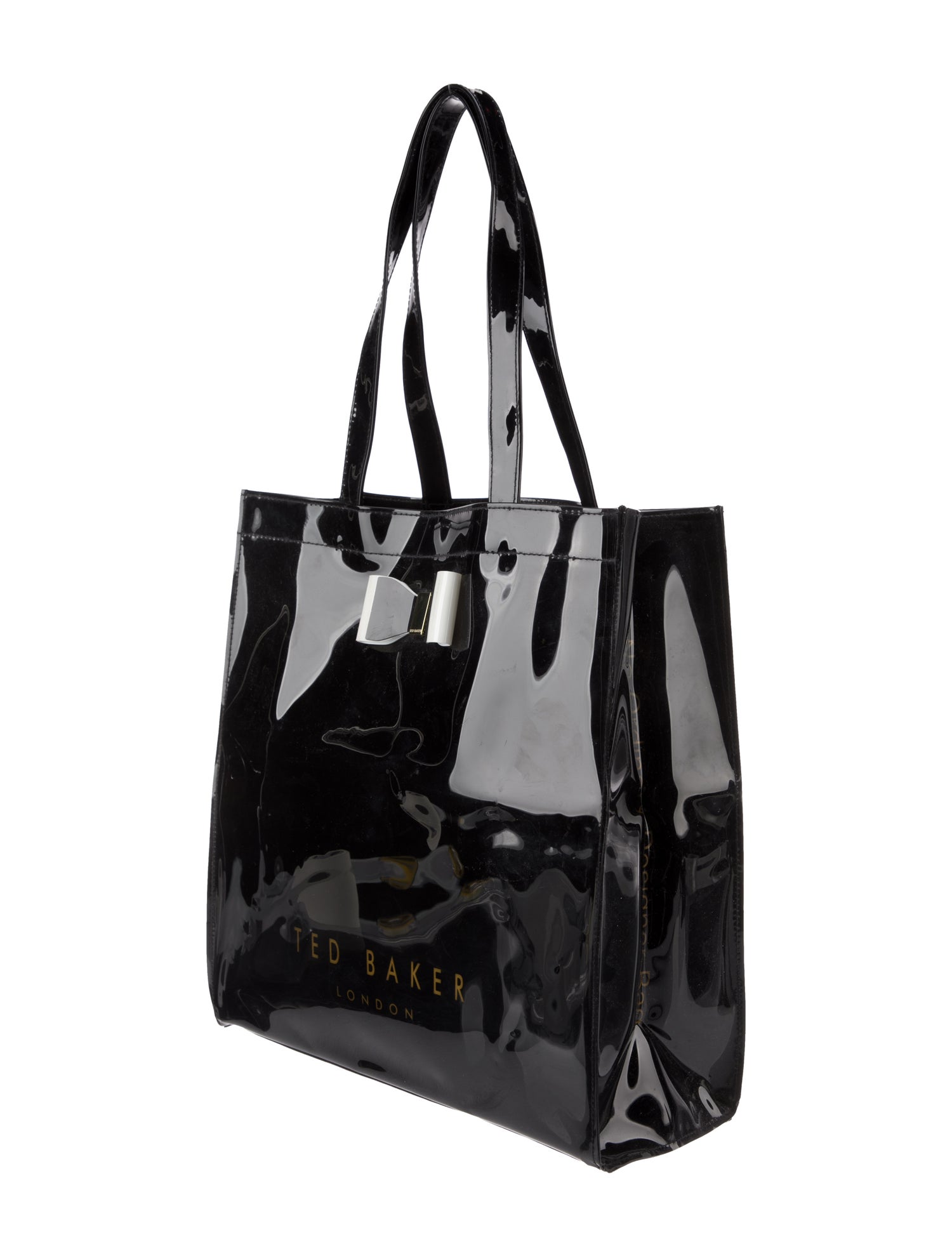 Ted Baker PVC Tote Bag - Black Totes, Handbags - W3B72849 | The RealReal