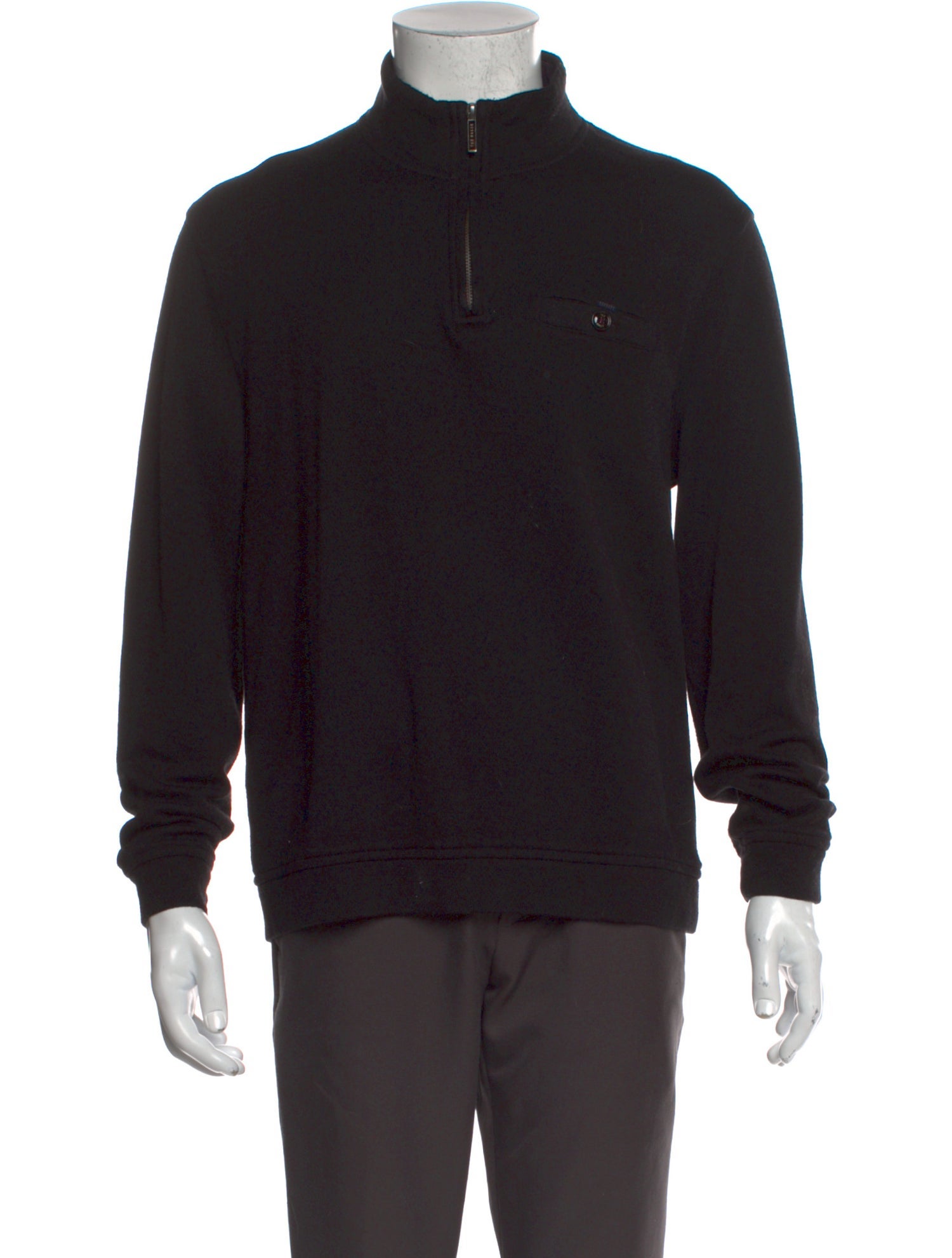 Ted Baker Mock Neck Long Sleeve Pullover - Blue Sweaters, Clothing ...