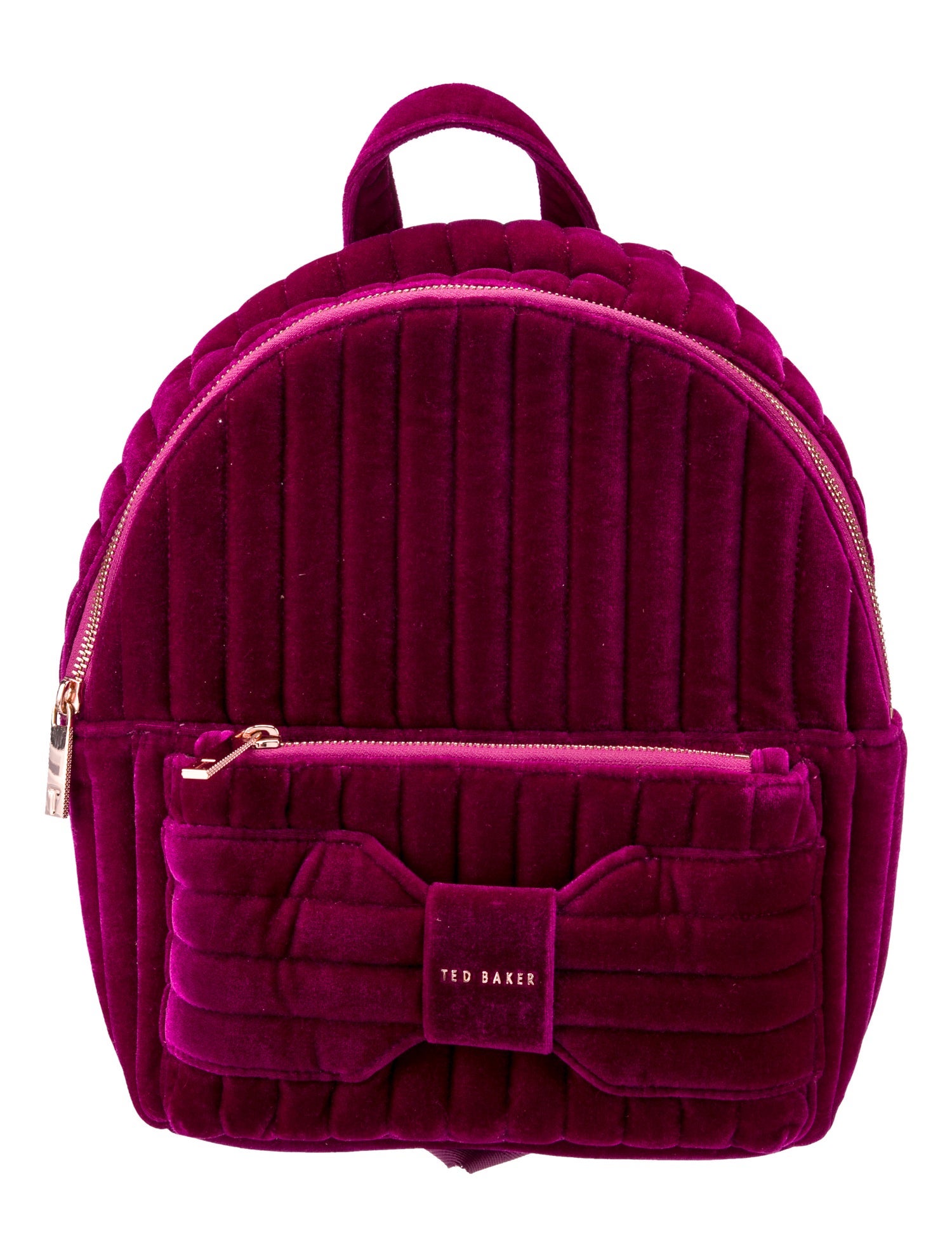 Ted Baker Velvet Backpack - Purple Backpacks, Handbags - W3B93137 | The ...