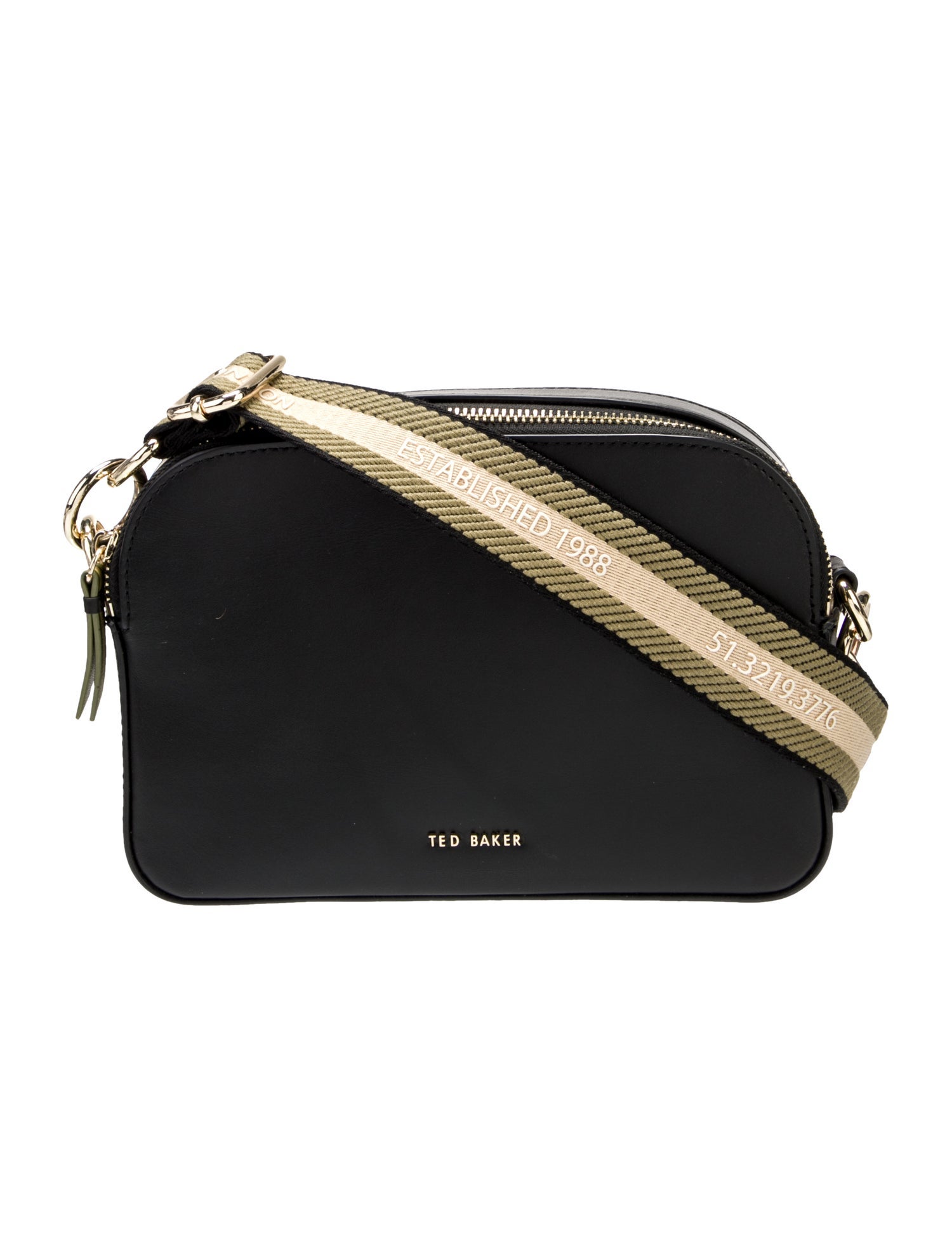 Ted Baker Leather Crossbody Bag - Black Crossbody Bags, Handbags ...