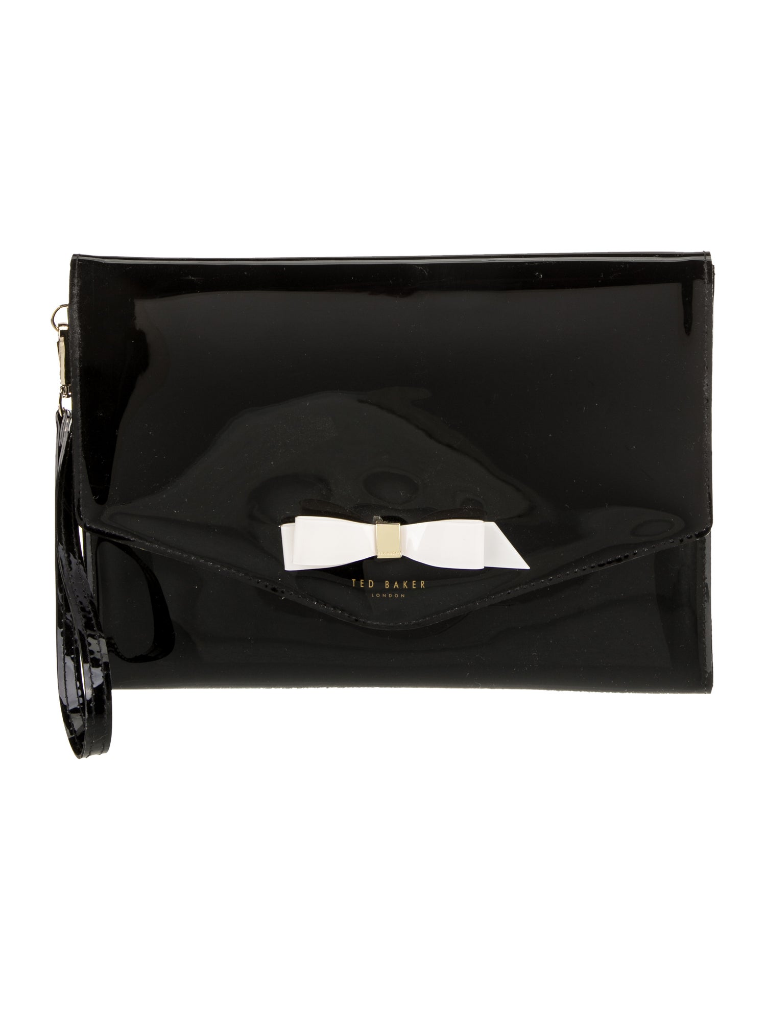 Ted Baker PVC Clutch - Black Clutches, Handbags - W3B95722 | The RealReal