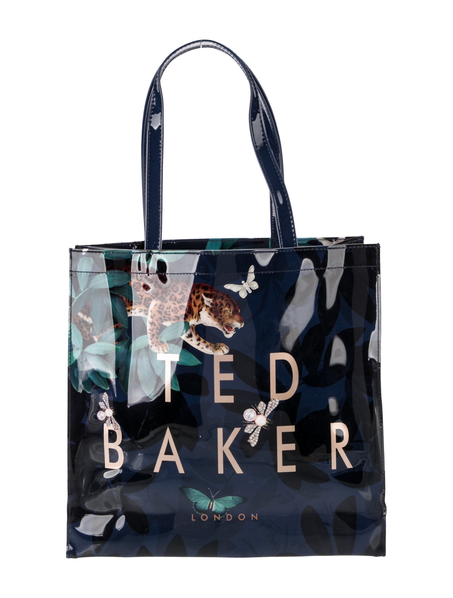 Ted Baker Rubber Tote - Blue Totes, Handbags - W3B98018 | The RealReal