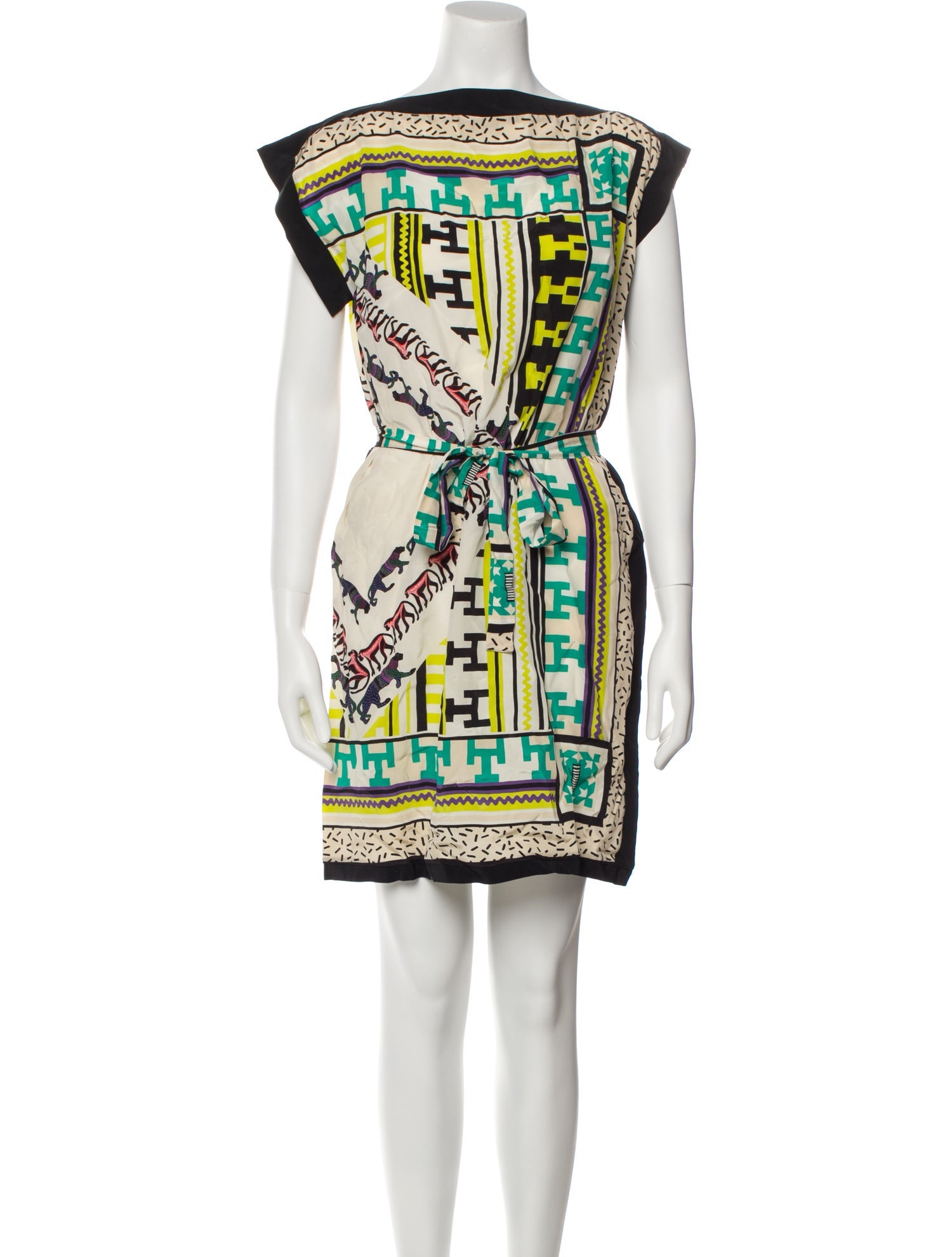 MSGM Silk Mini Dress - Black Dresses, Clothing - W3G43347 | The RealReal