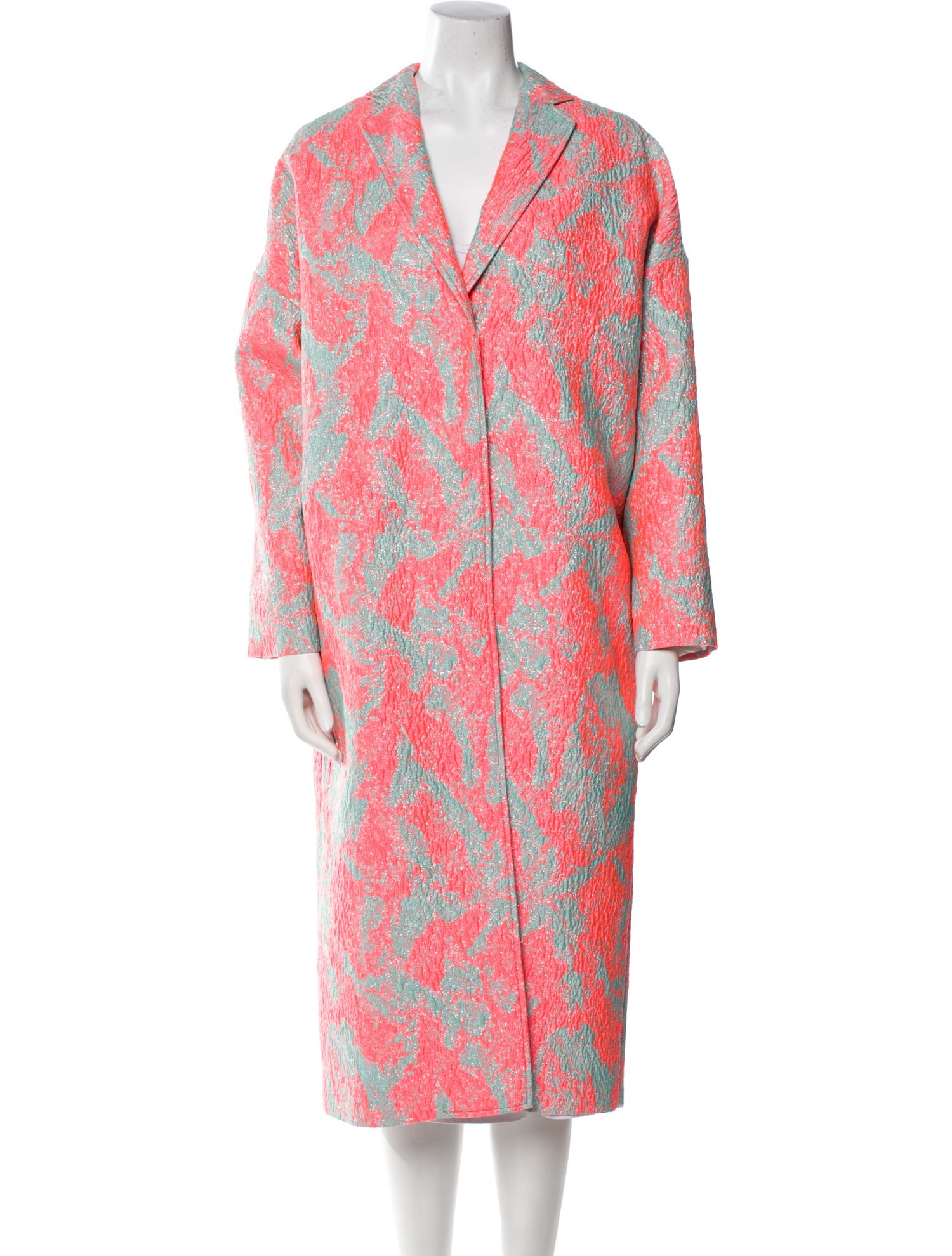 MSGM Printed Coat w/ Tags - Pink Coats, Clothing - W3G44244 | The RealReal