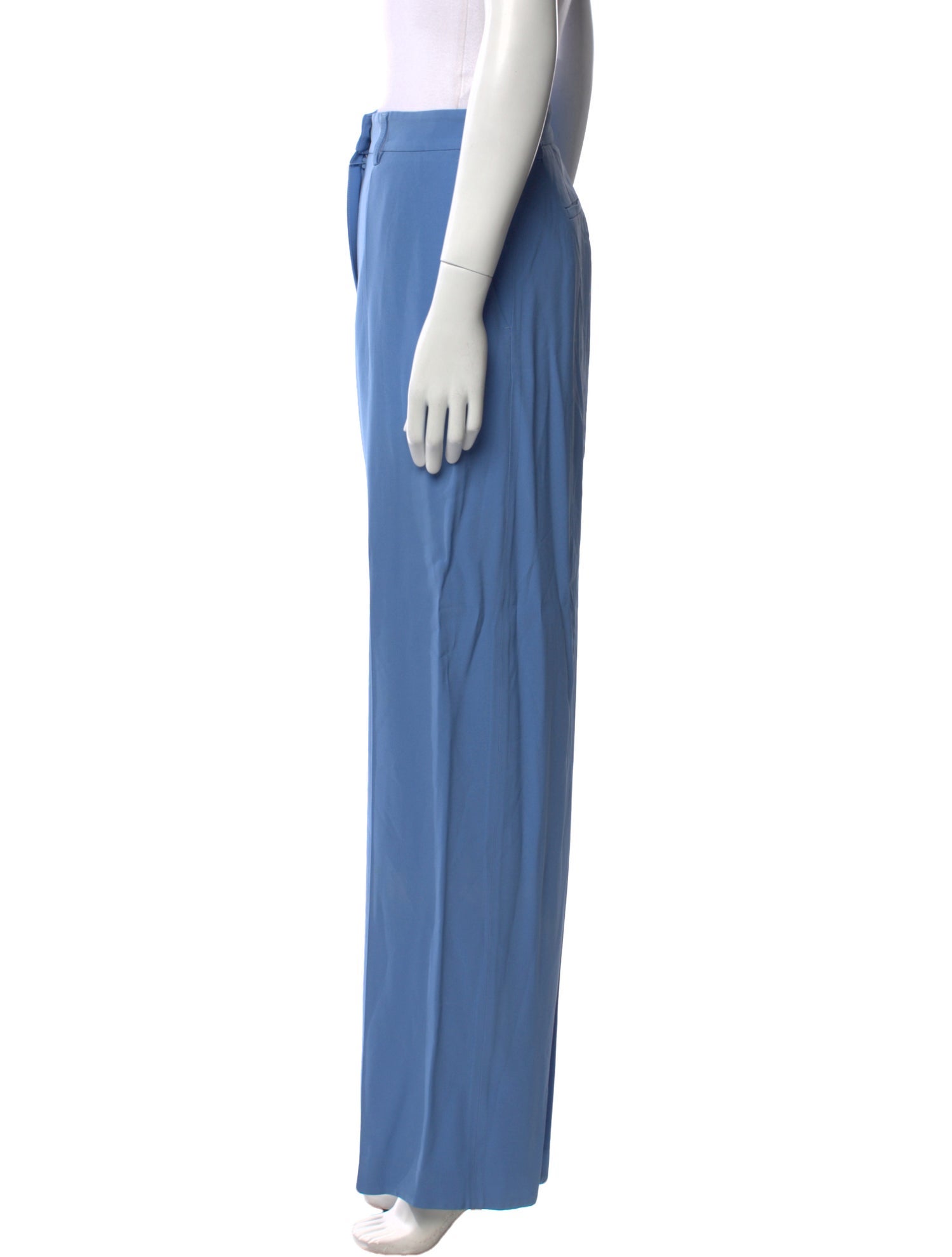 Alice + Olivia Wide Leg Pants - Blue, 12.25" Rise Pants, Clothing ...