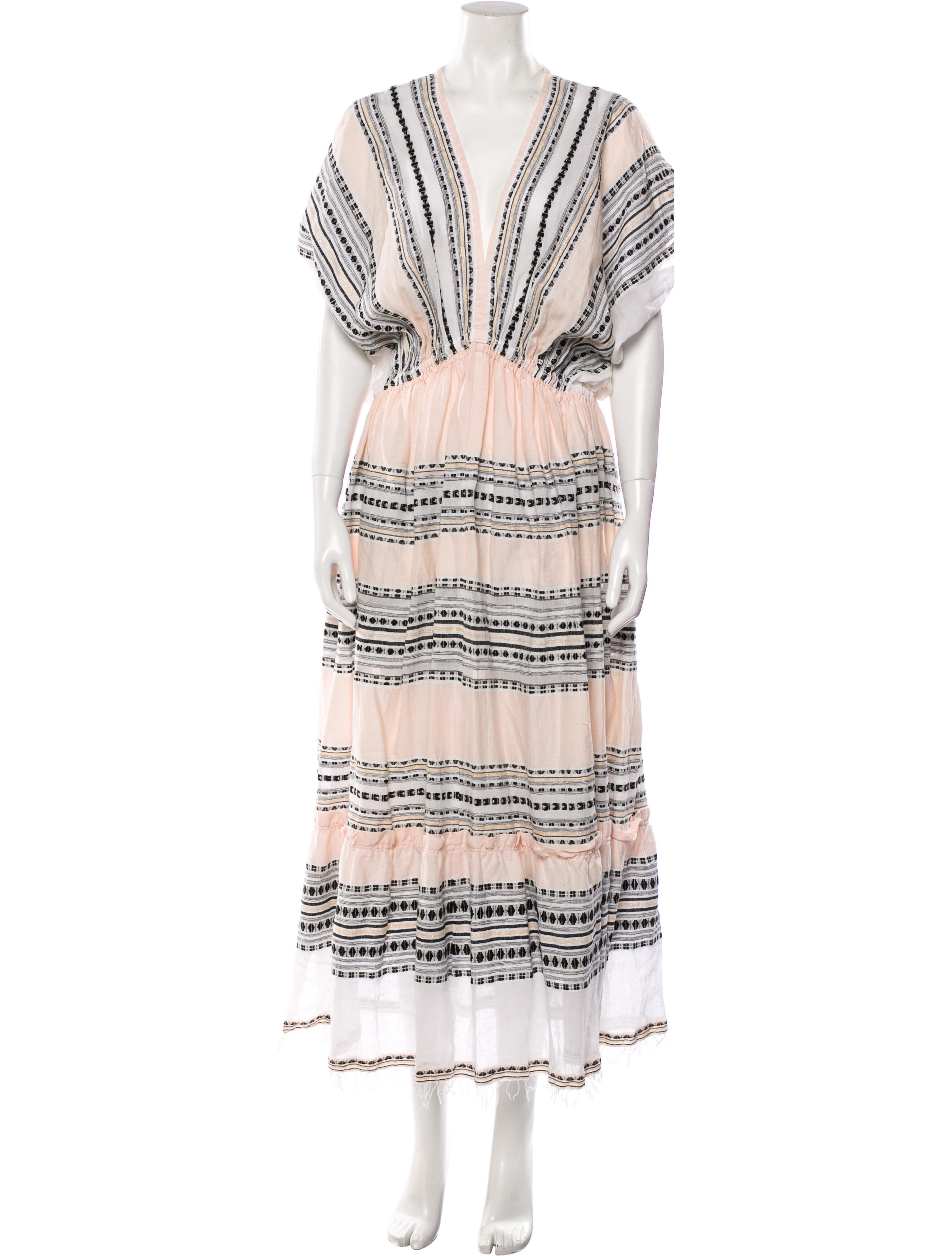 Lemlem Striped Long Dress - Neutrals Dresses, Clothing - W3L28147 | The ...