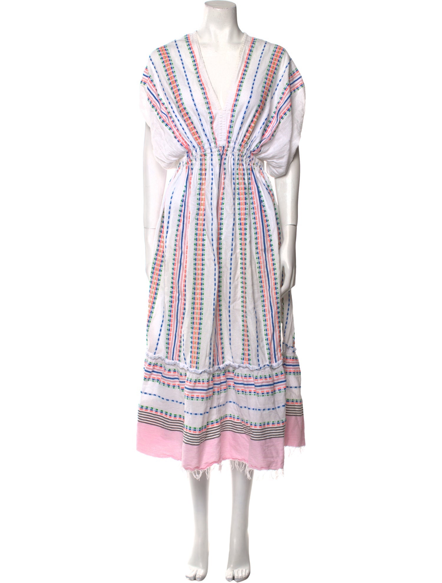 Lemlem Striped Long Dress - Neutrals Dresses, Clothing - W3L28663 | The ...