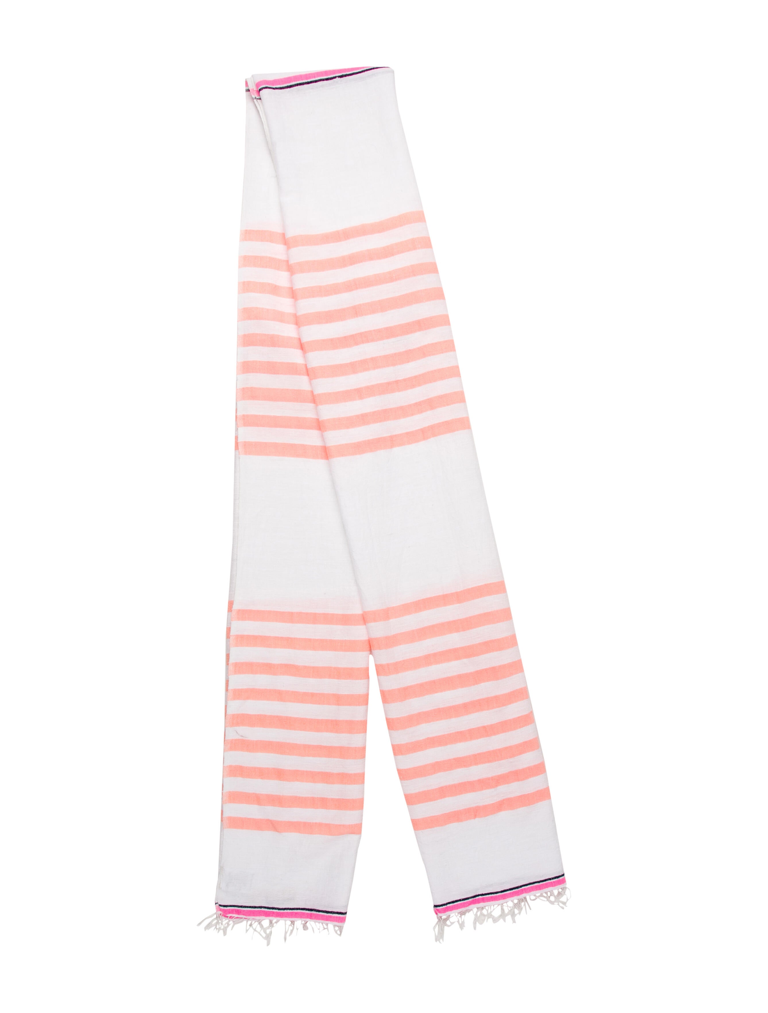 Lemlem Striped Scarf - White Scarves and Shawls, Accessories - W3L29021 ...