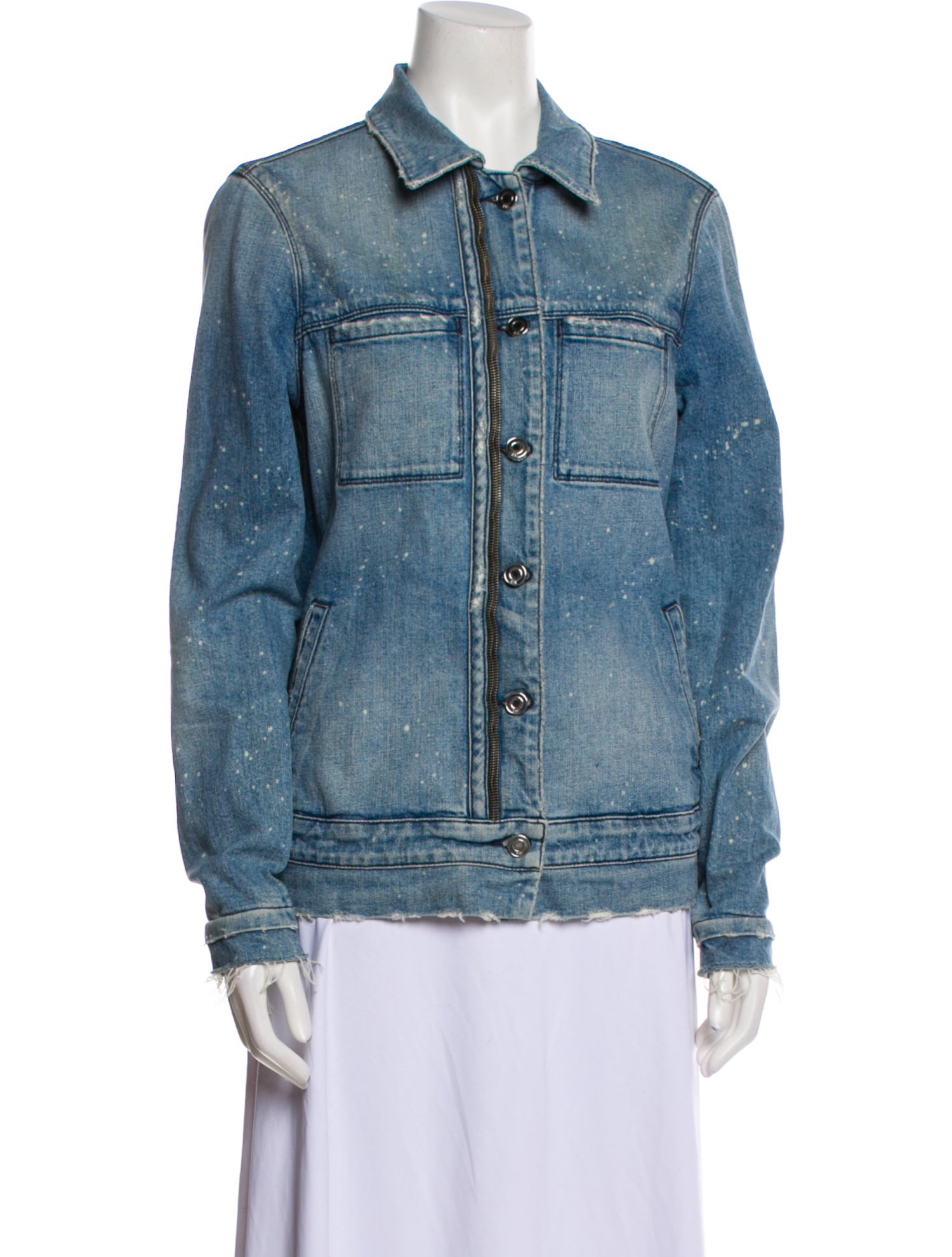 RtA Denim Jacket - Blue Jackets, Clothing - W3Z43339 | The RealReal