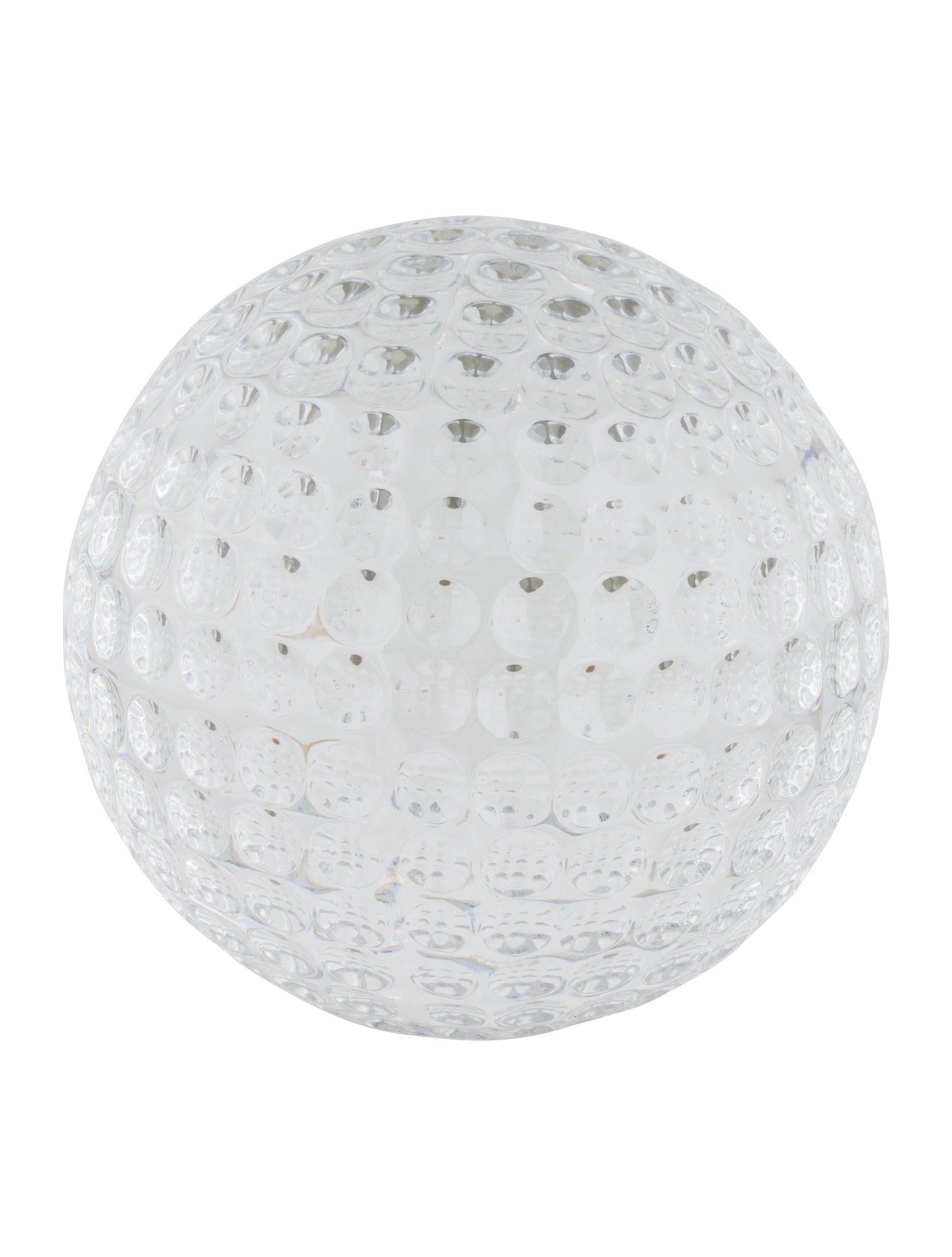 Waterford Crystal Golf Ball Paperweight - Clear - W5W20875 | The RealReal