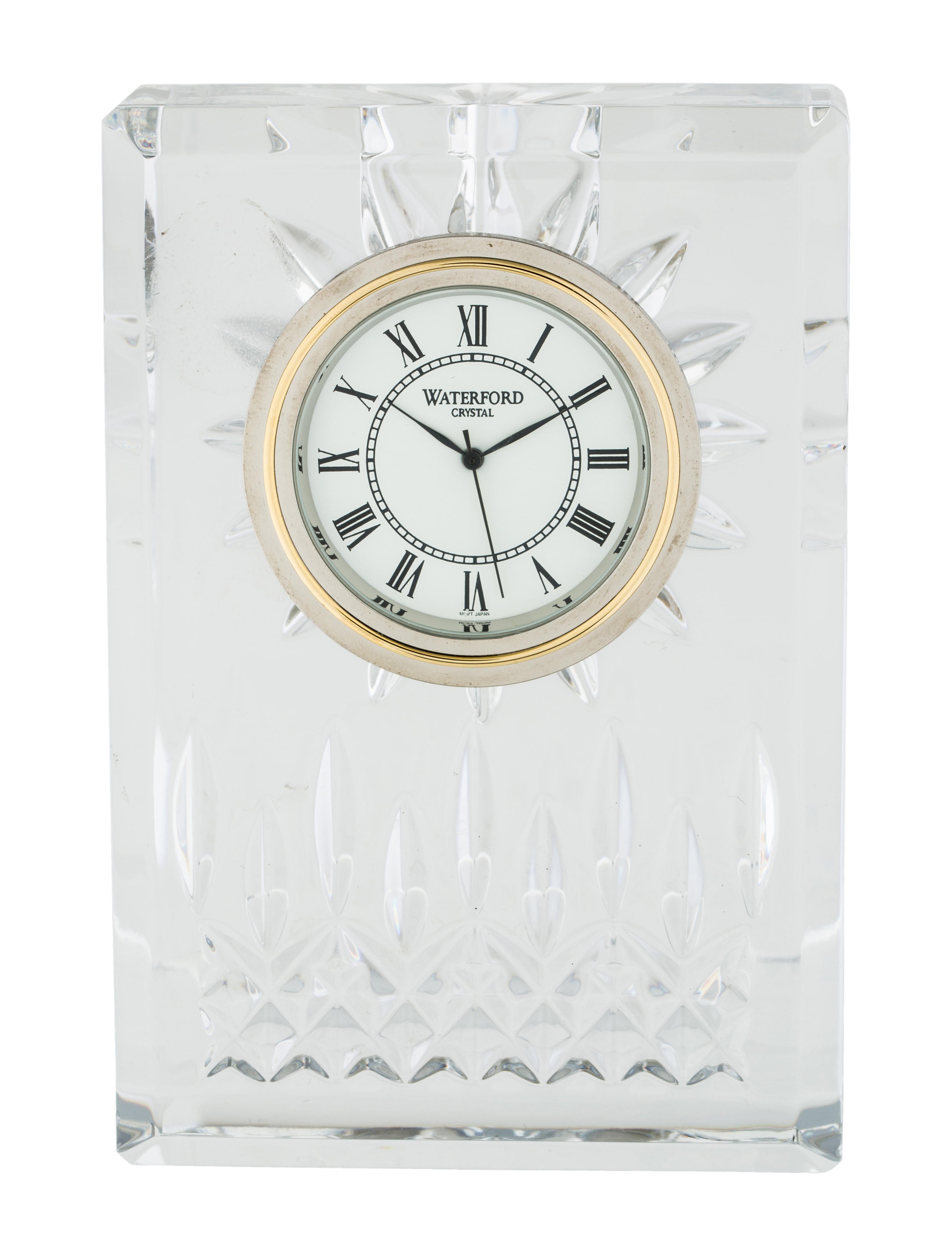 Waterford Crystal Desk Clock - Decor & Accessories - W5W22226 | The ...