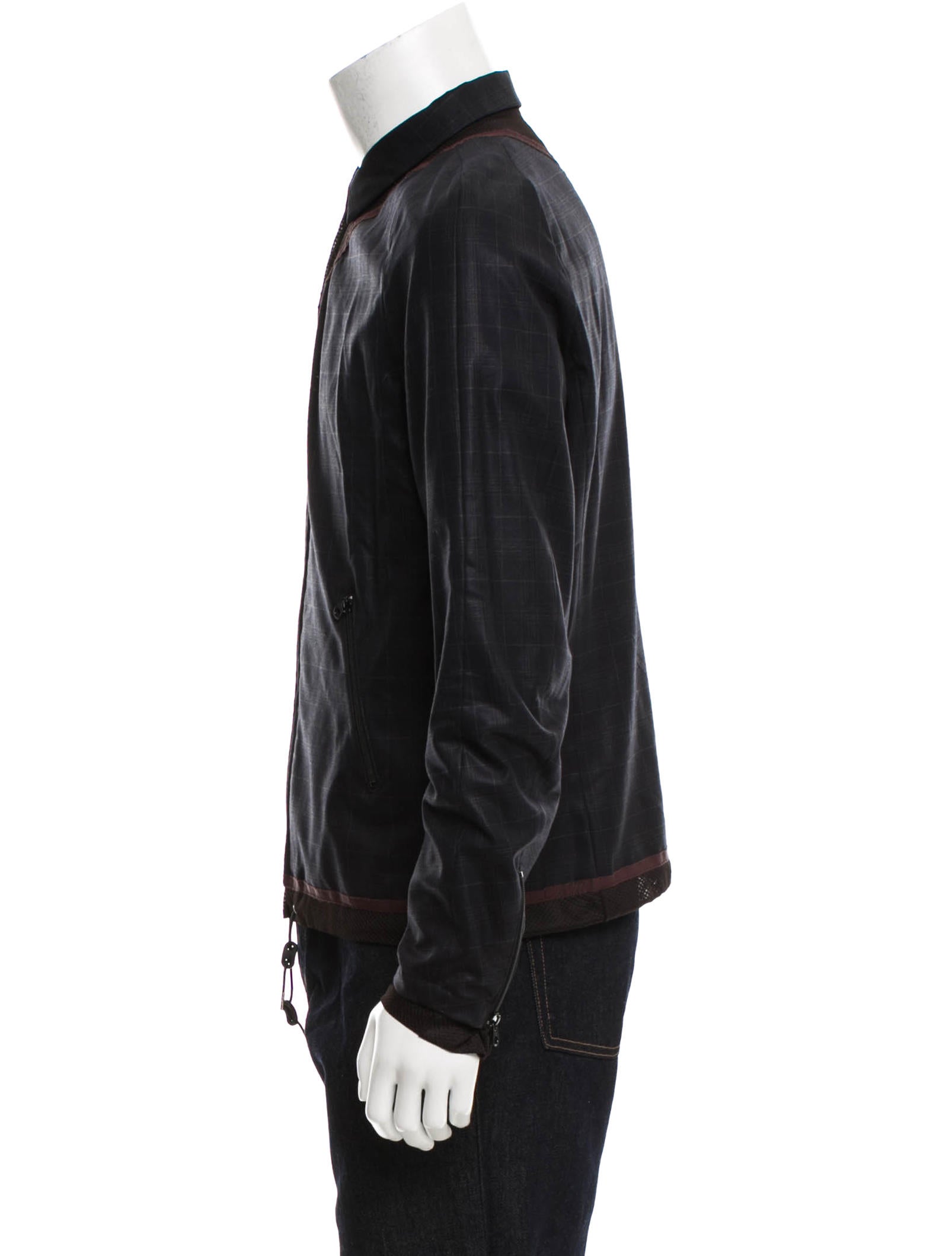 Kolor Wool Mesh-Lined Jacket - Black Outerwear, Clothing - W6720078 ...